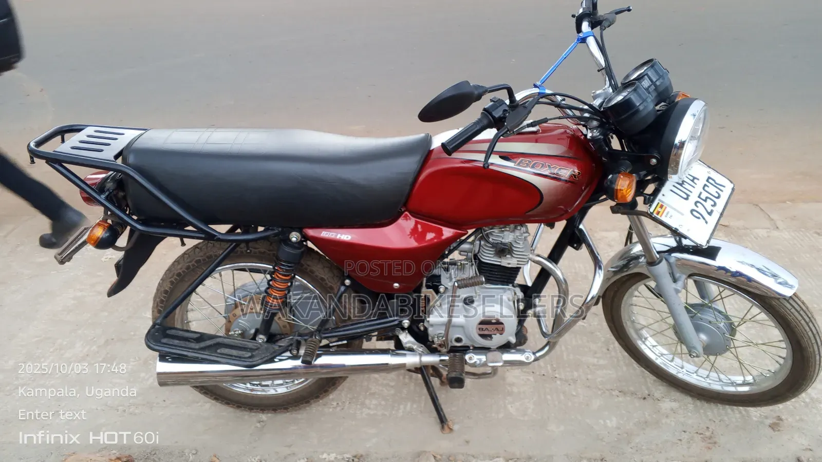 Bajaj Boxer 100 2025 Red in Wakiso / Wakiso - Motorcycles & Scooters ...