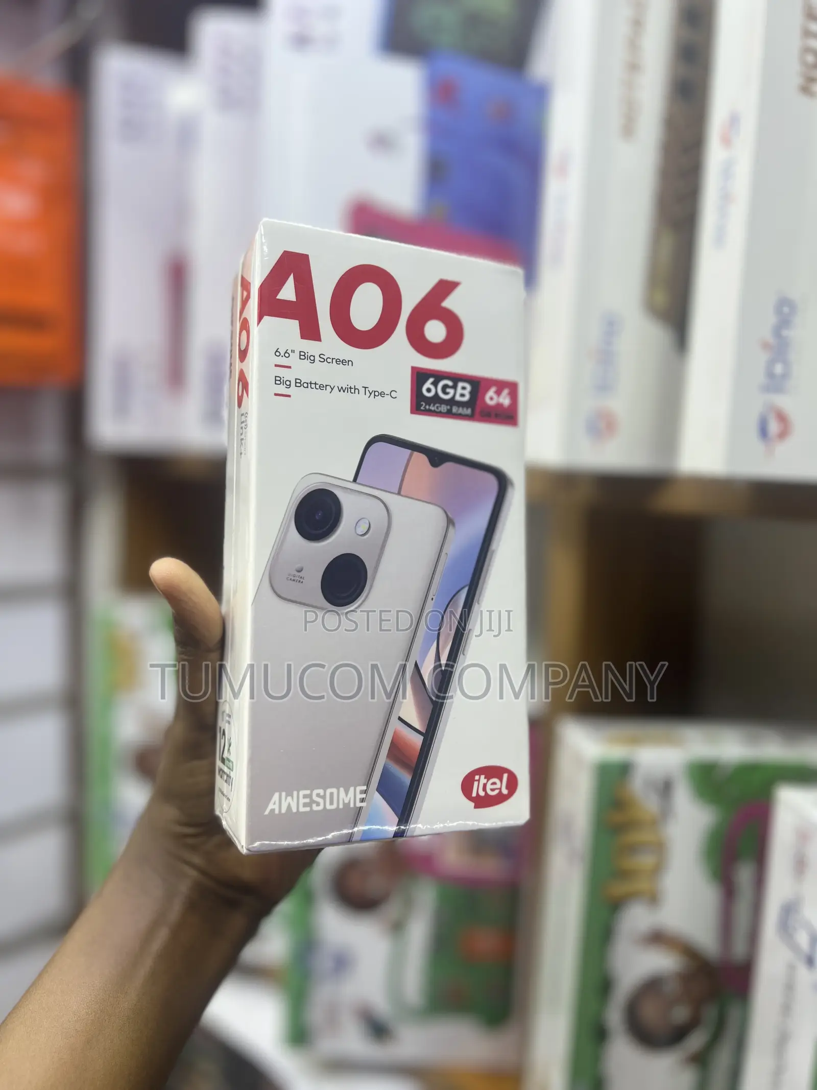 New Itel A06 64 GB Black in Central Division - Mobile Phones, Tumucom Company | Jiji.ug
