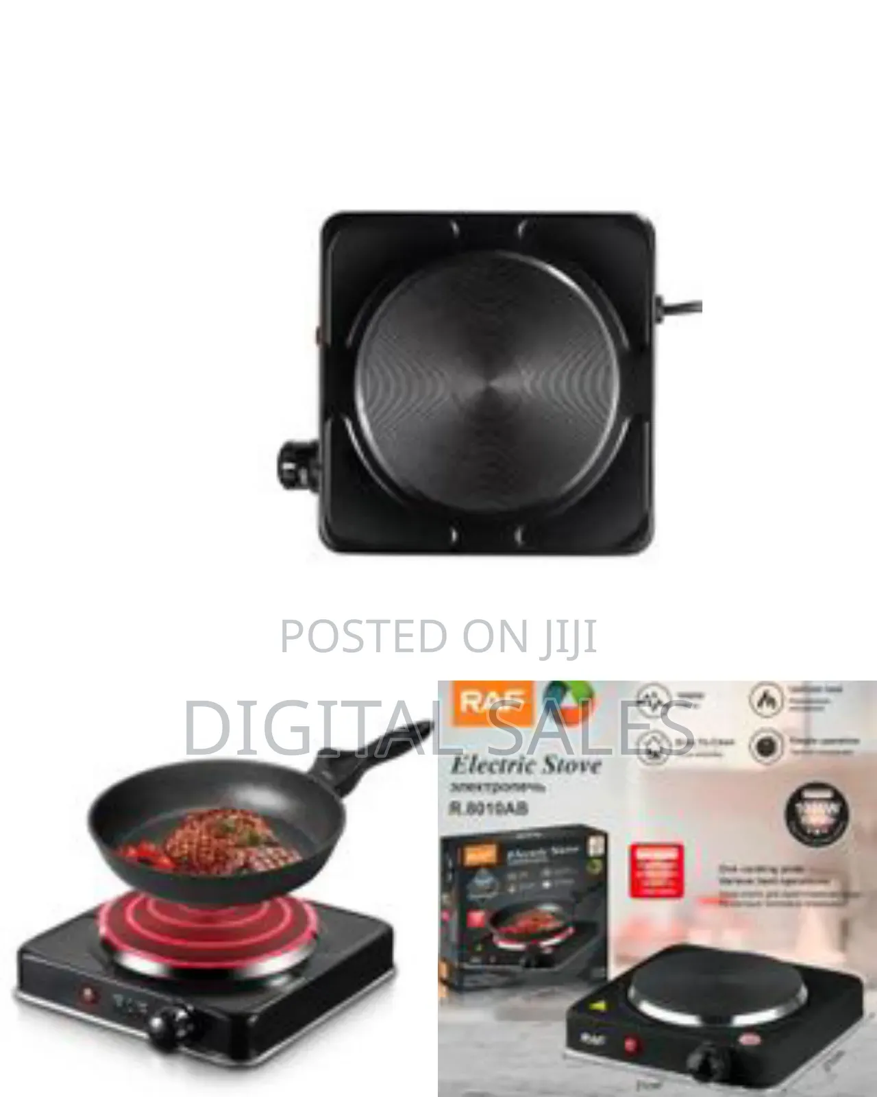 Raf Electric Ceramic Stove 1000 W Cooking Hot Plate With Temperature in Central Division ...