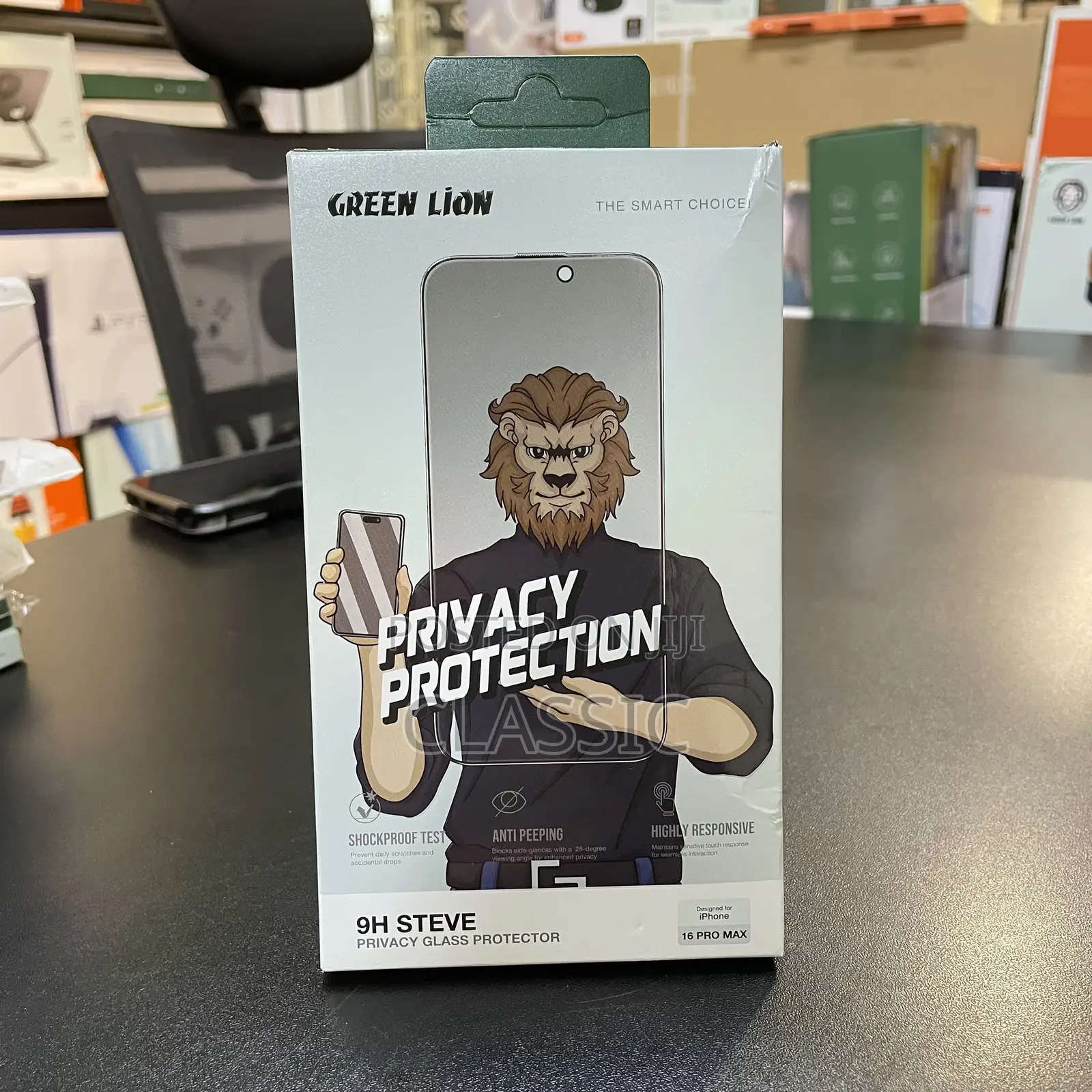 Green Lion 9h Steve Glass Screen Protector for iPhone 14 Pro Max in ...