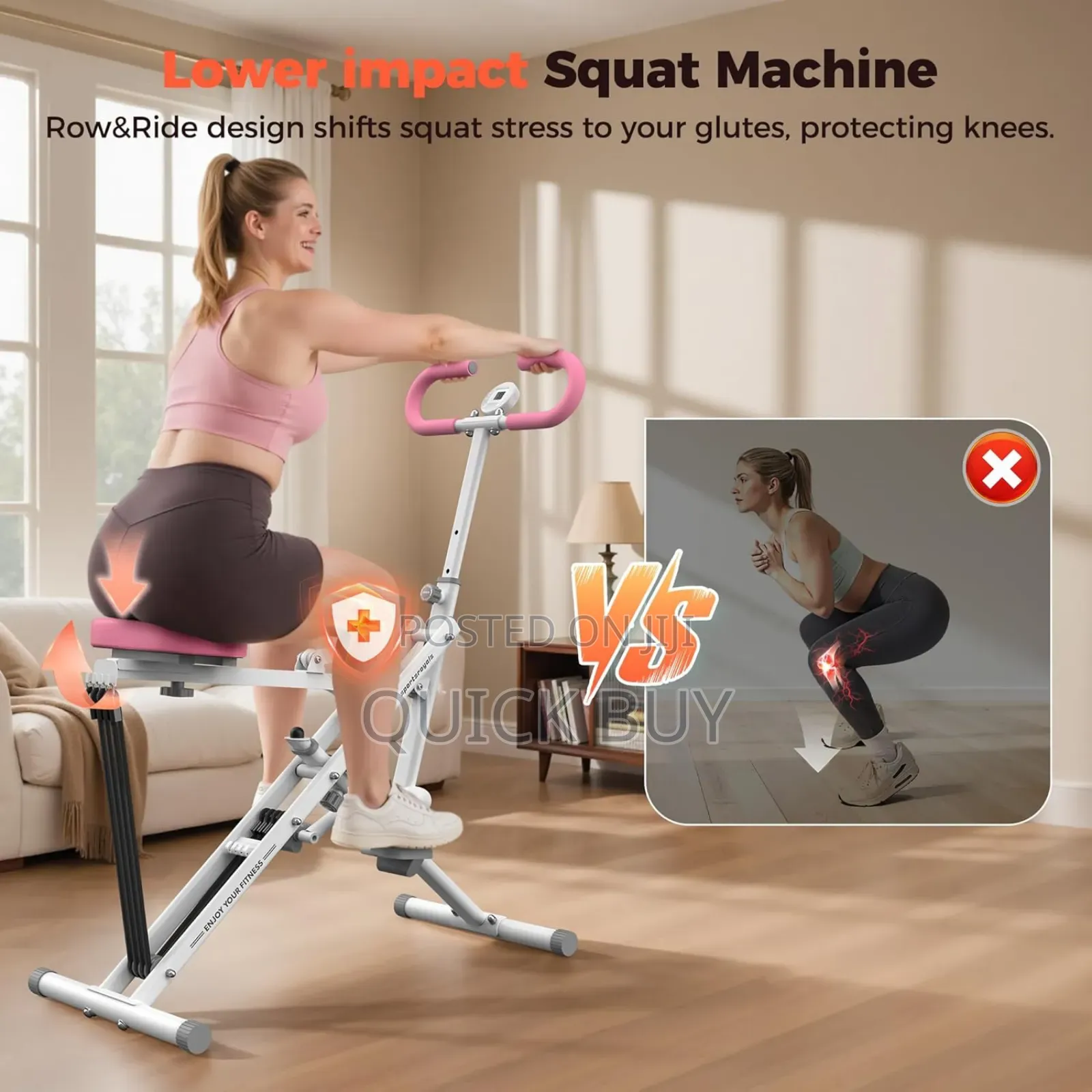 Foldable Deep Squat and Core Abs Exercise Machine in Central Division ...