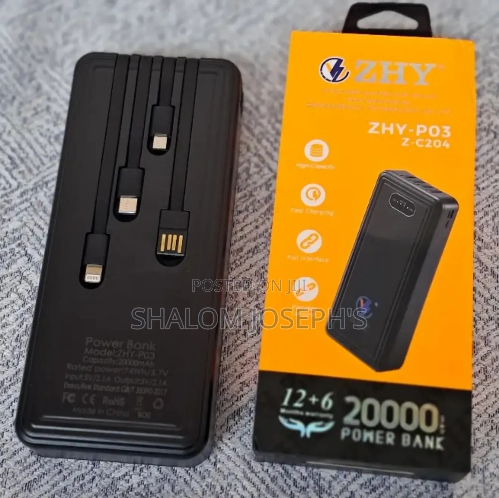 Zhy -P03 20000mah Power Bank in Rubaga - Accessories for Phones ...