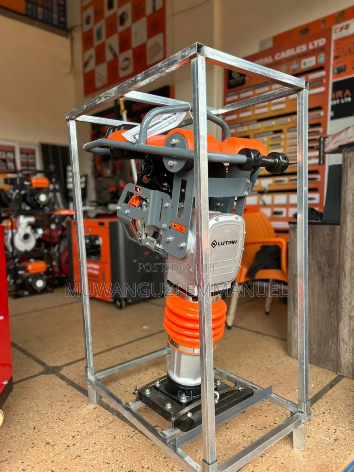 A Tamping Rammer or Jumping Jack Compactor in Central Division ...