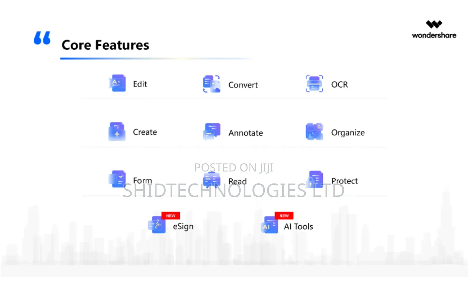 Wonder Share PDF Element Professional Lifetime License in Central ...