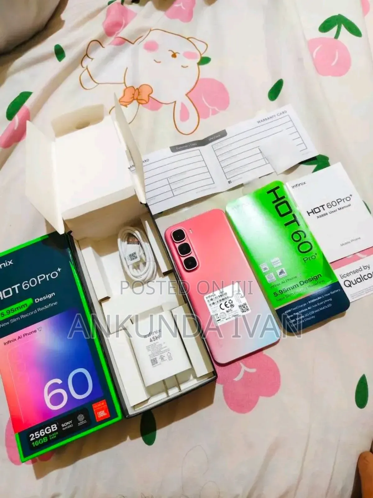 New Infinix Hot 60 Pro+ 128 GB Pink in Central Division - Mobile Phones ...