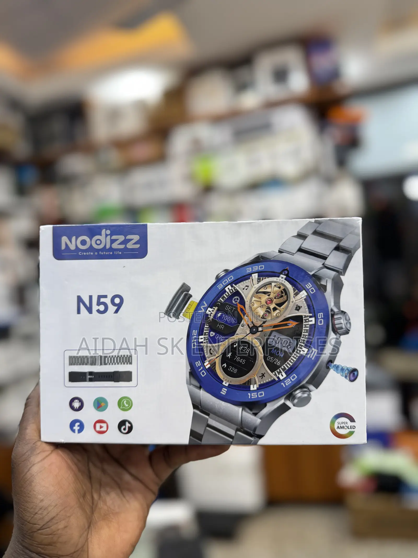 Nodizz N59 Android Smart Watch, Dual Camera, 4gb Ram, 64gb Rom in ...