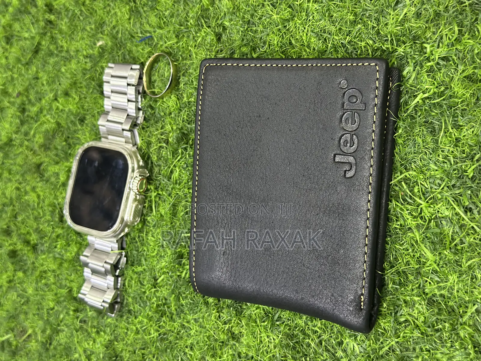 Original Men’S Black Jeep Leather Wallet in Central Division - Bags ...