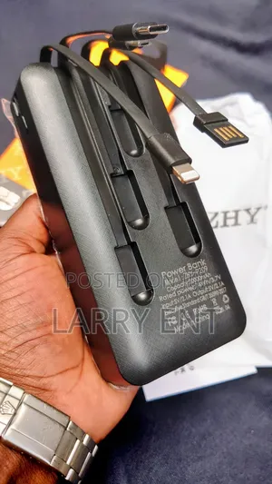 Zhy 20000mah Power Bank-Inbuilt Cables–Fast Charging | Led Display in ...