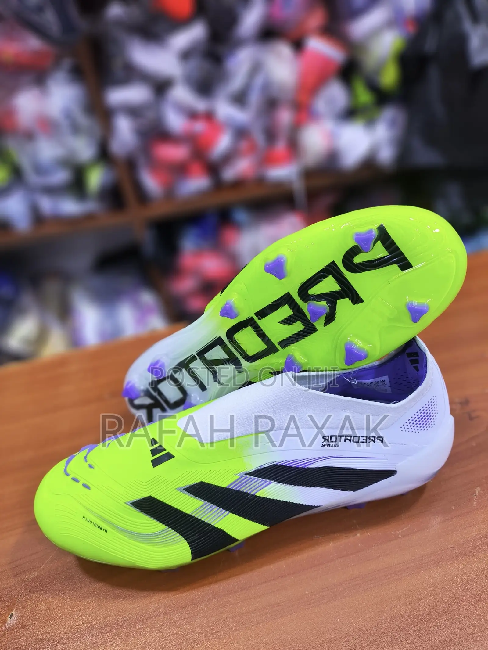 Adidas Predator Elite Green/White Laceless Football Boots in Central ...