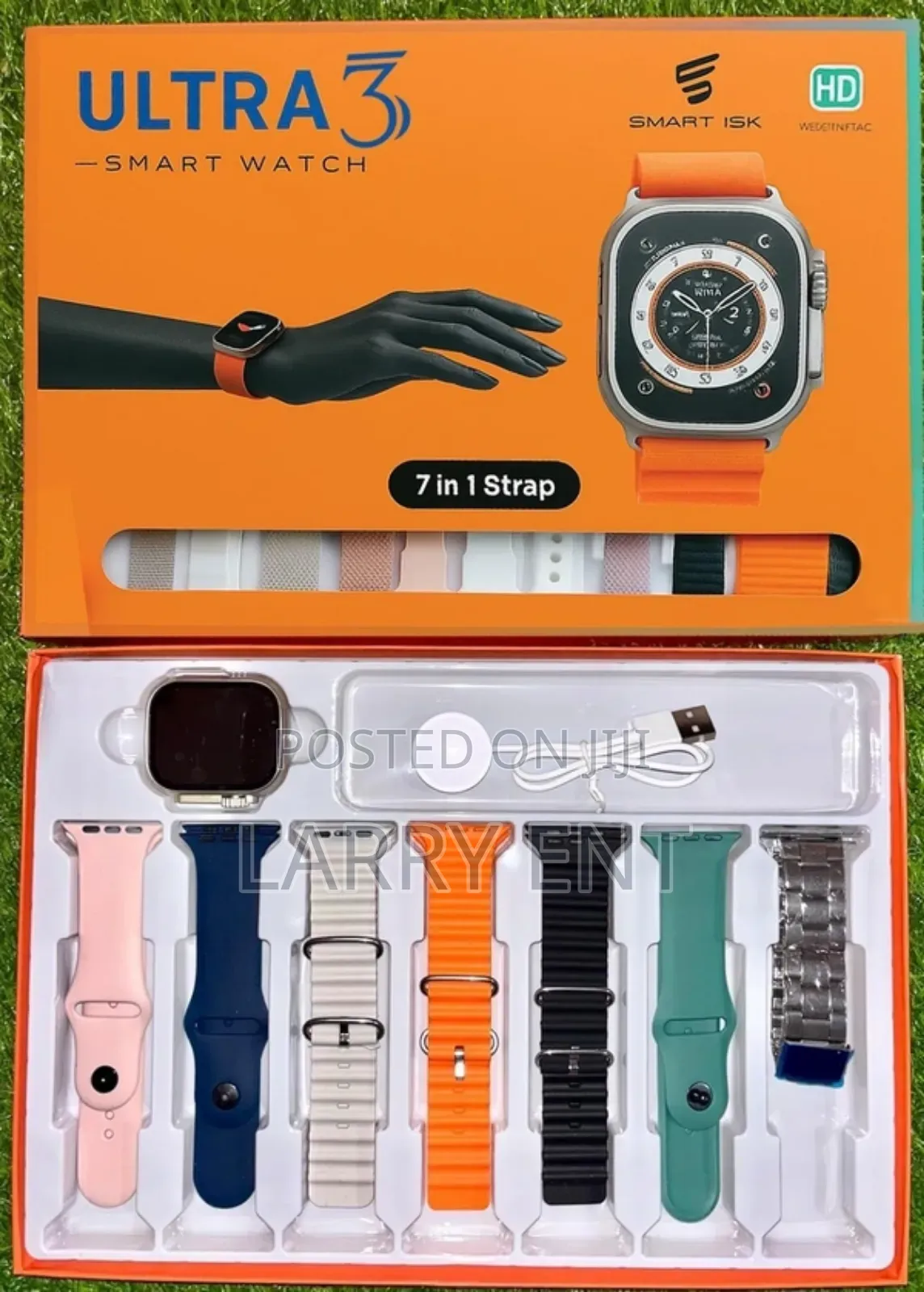 7-in-1 Ultra Amoled Smartwatch Set- With 7 Straps One Combo in Central ...