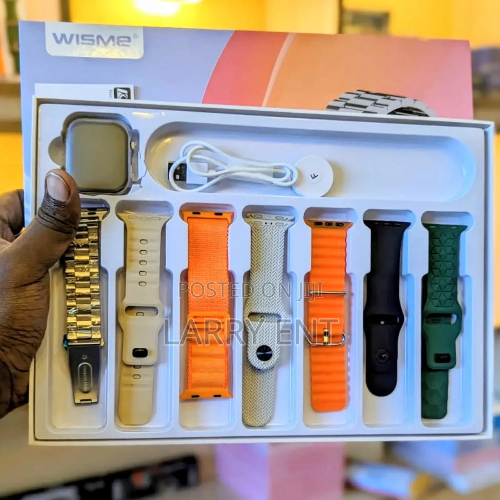 A10 Series Smartwatch – Amoled Display | 7 Straps | Calls + Fitness in ...