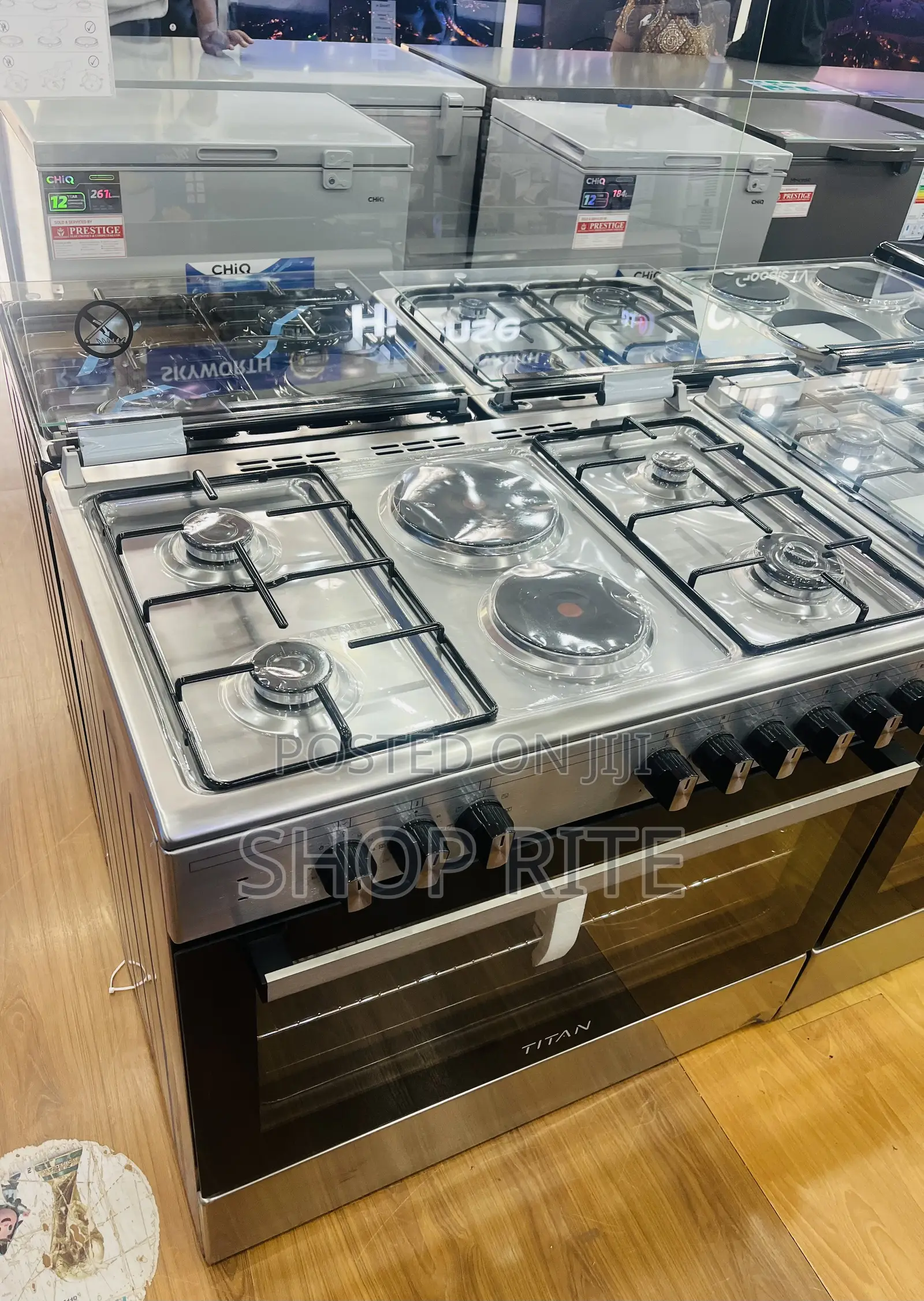 Titans 4 Gas 2 Electric Cooker 90 by 60 Cm With Baking Ovens in Central ...