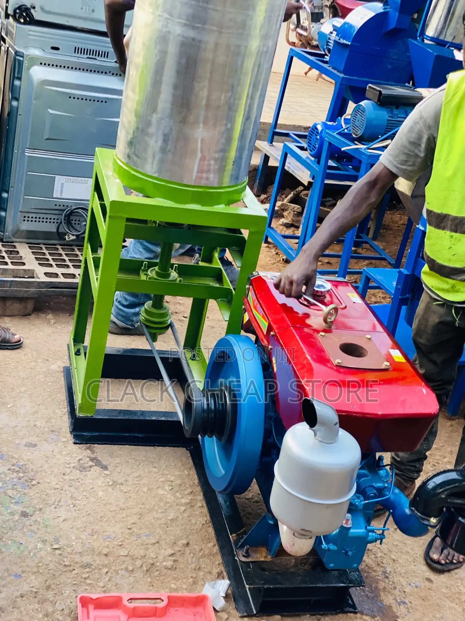 Nonstop Production/Diesel Engine Motor /G.Nut /Paste Machine in Central ...