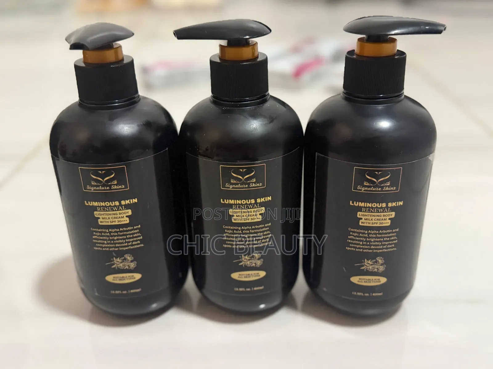 Signature Skinz Luminous Skin Lightening Milk Lotion, SPF 30++ 400ml in ...