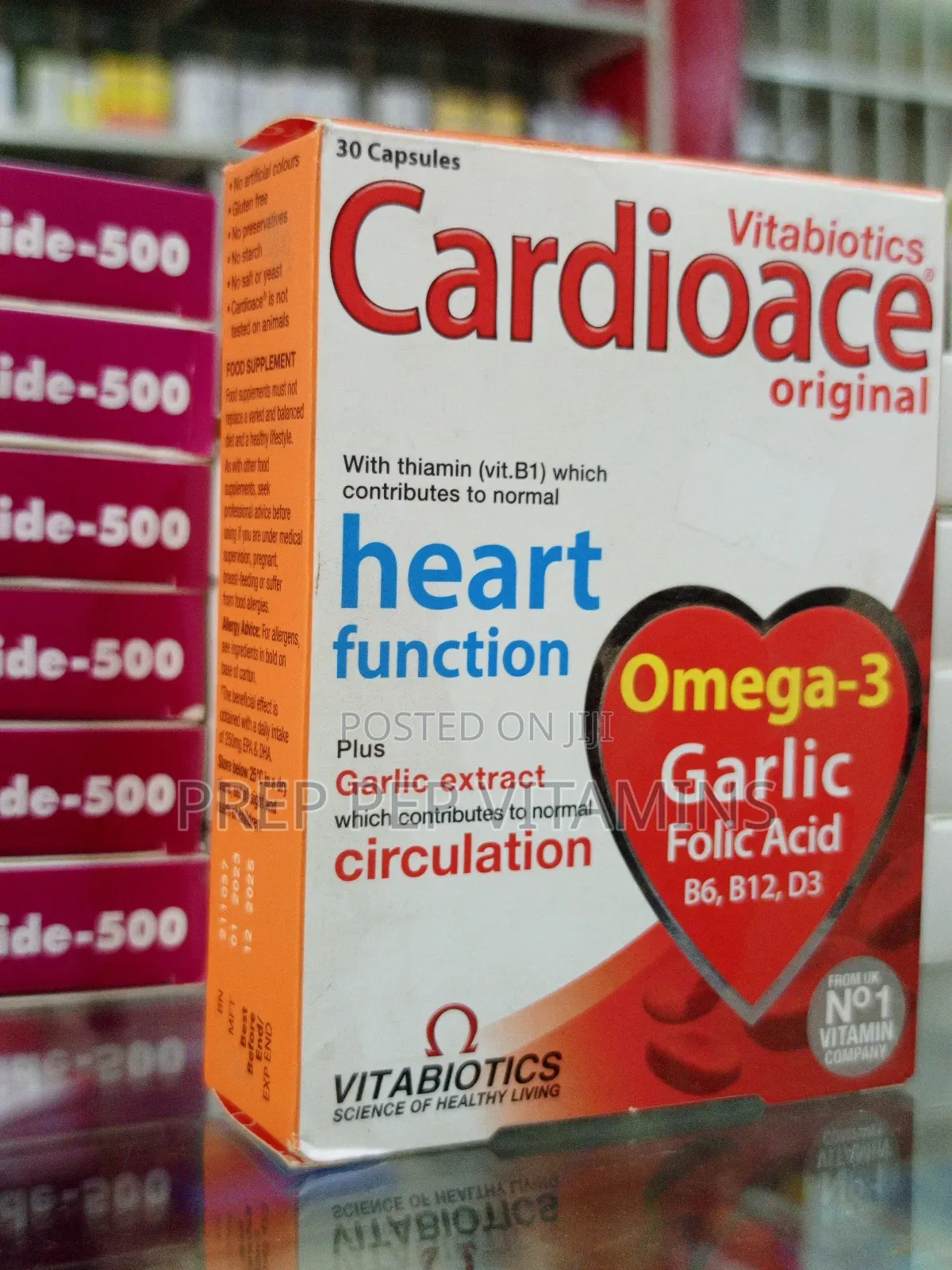Cardioace Original 30 Capsules - For Normal Heart Functioning in ...