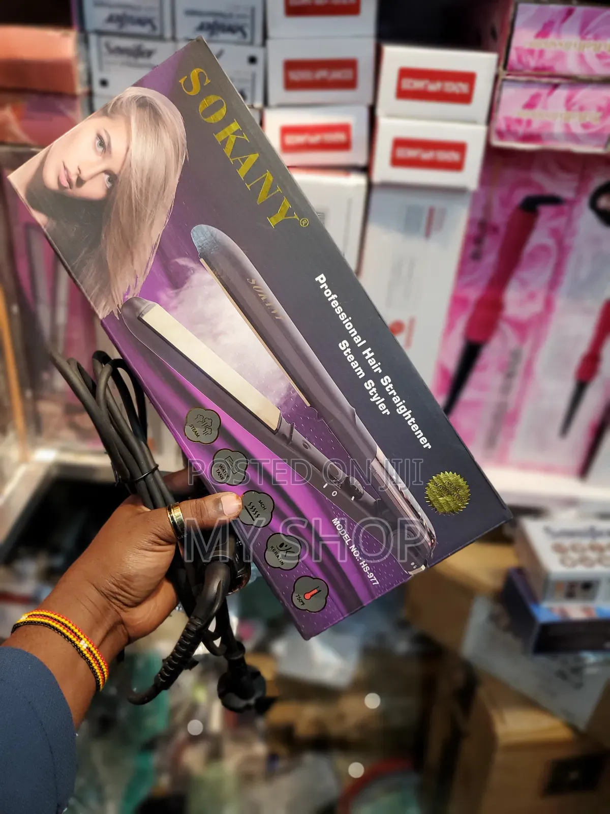 Steam Hair Flat Iron in Central Division - Tools & Accessories, My Shop ...