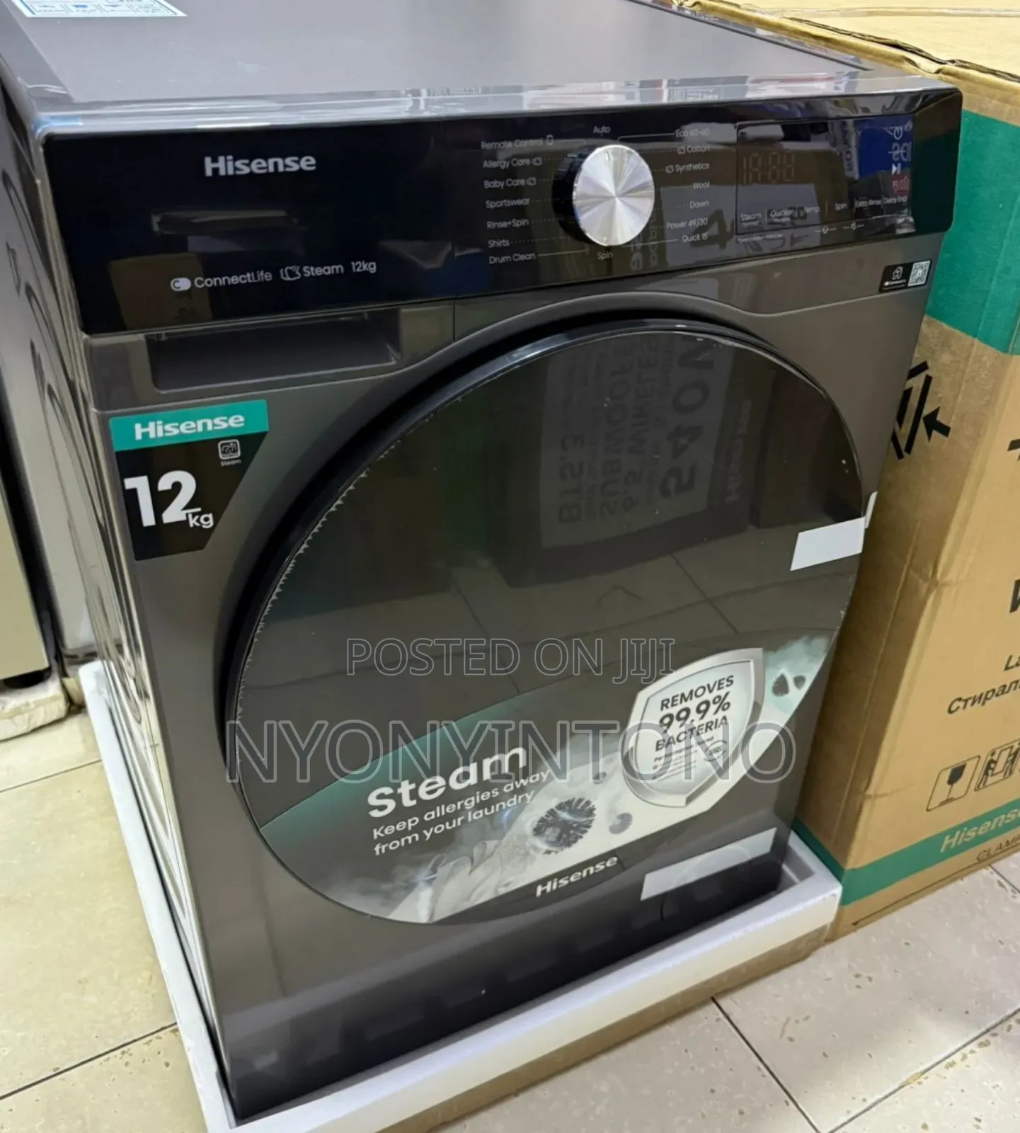 Hisense 12kg Front Loader Fully Automatic Washing Machine in Central ...