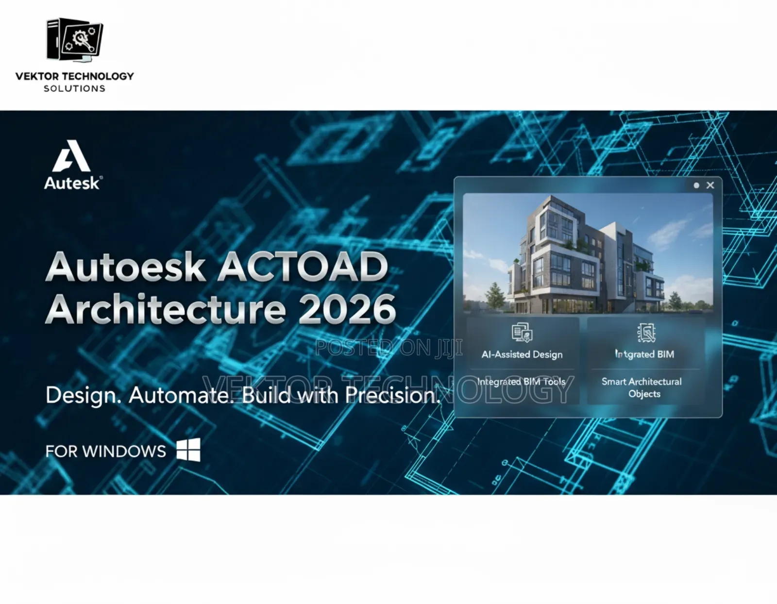 Autodesk Autocad Architecture 2026 - Lifetime License in Central Division - Software, Vektor ...