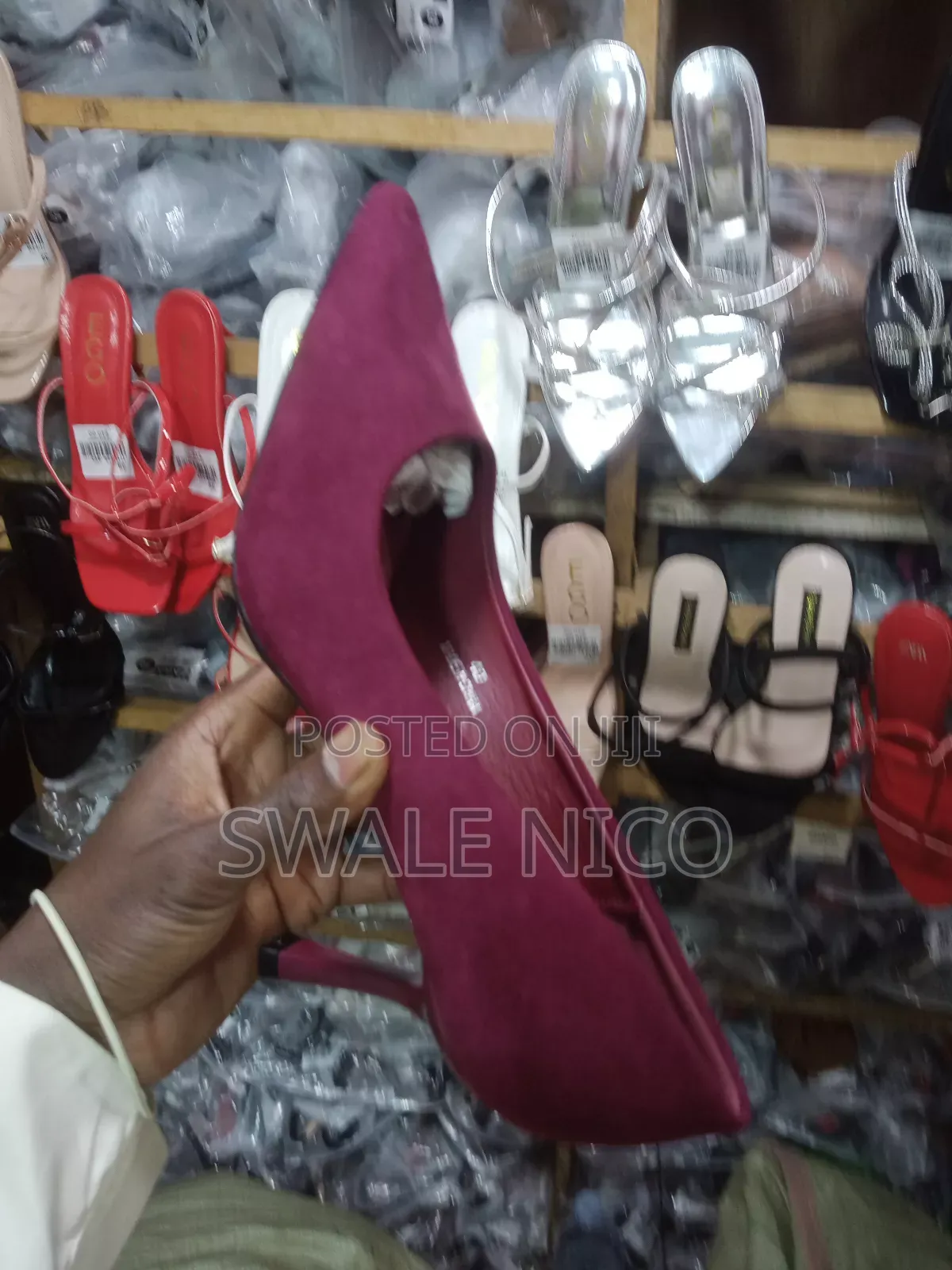 Maroon Matte High Heels Shoes in Central Division - Shoes, Nico Store ...