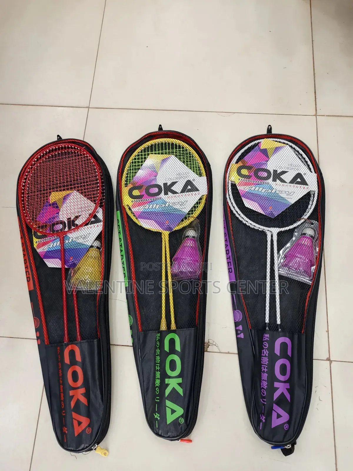 Badminton Racket Coke With Shuttle 3 Pics Inside Original Material in ...