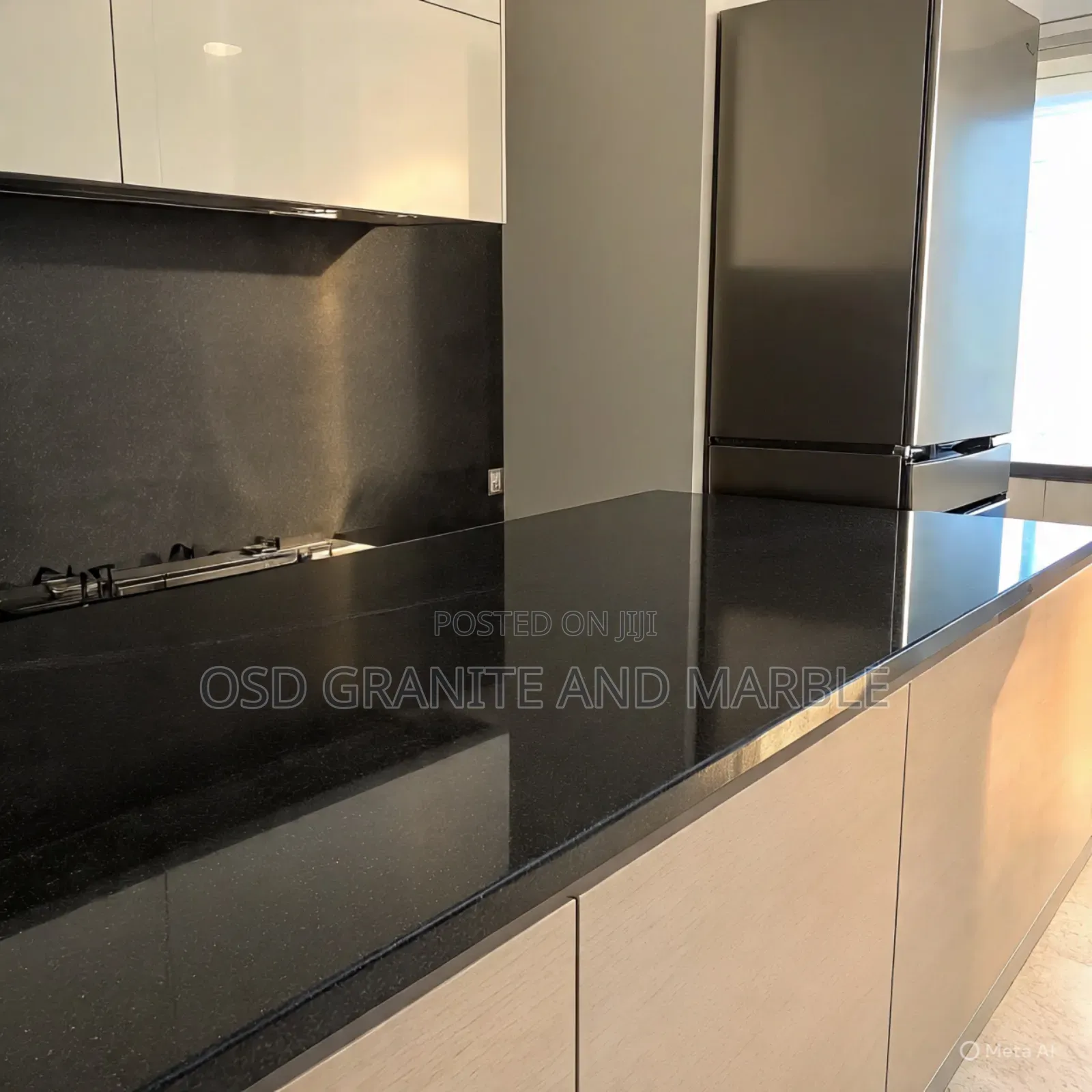 Pure Black Granite – Stylish Kitchen Tops in Central Division ...