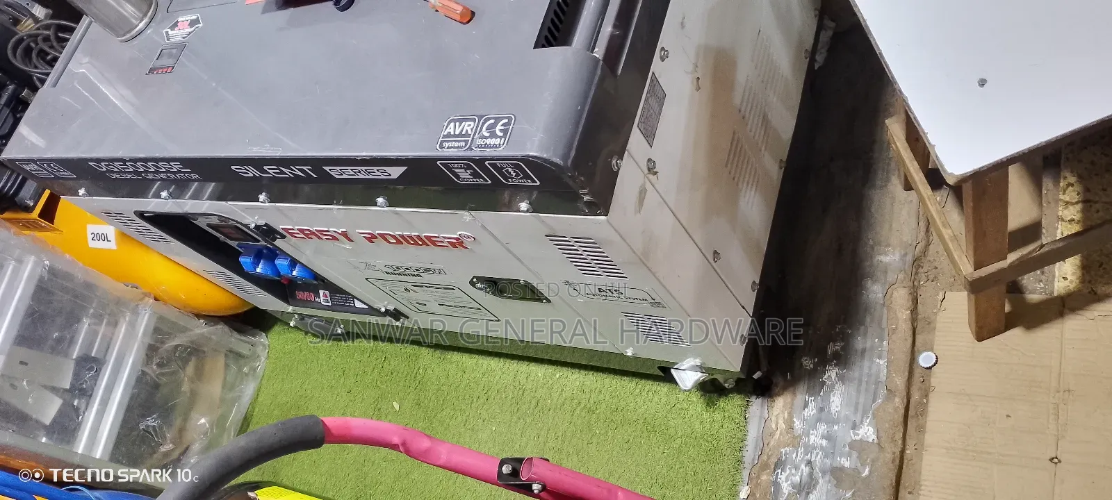 10kva-Diesel Silent Generator(Easy Power) Remote, Button Key Starter ...