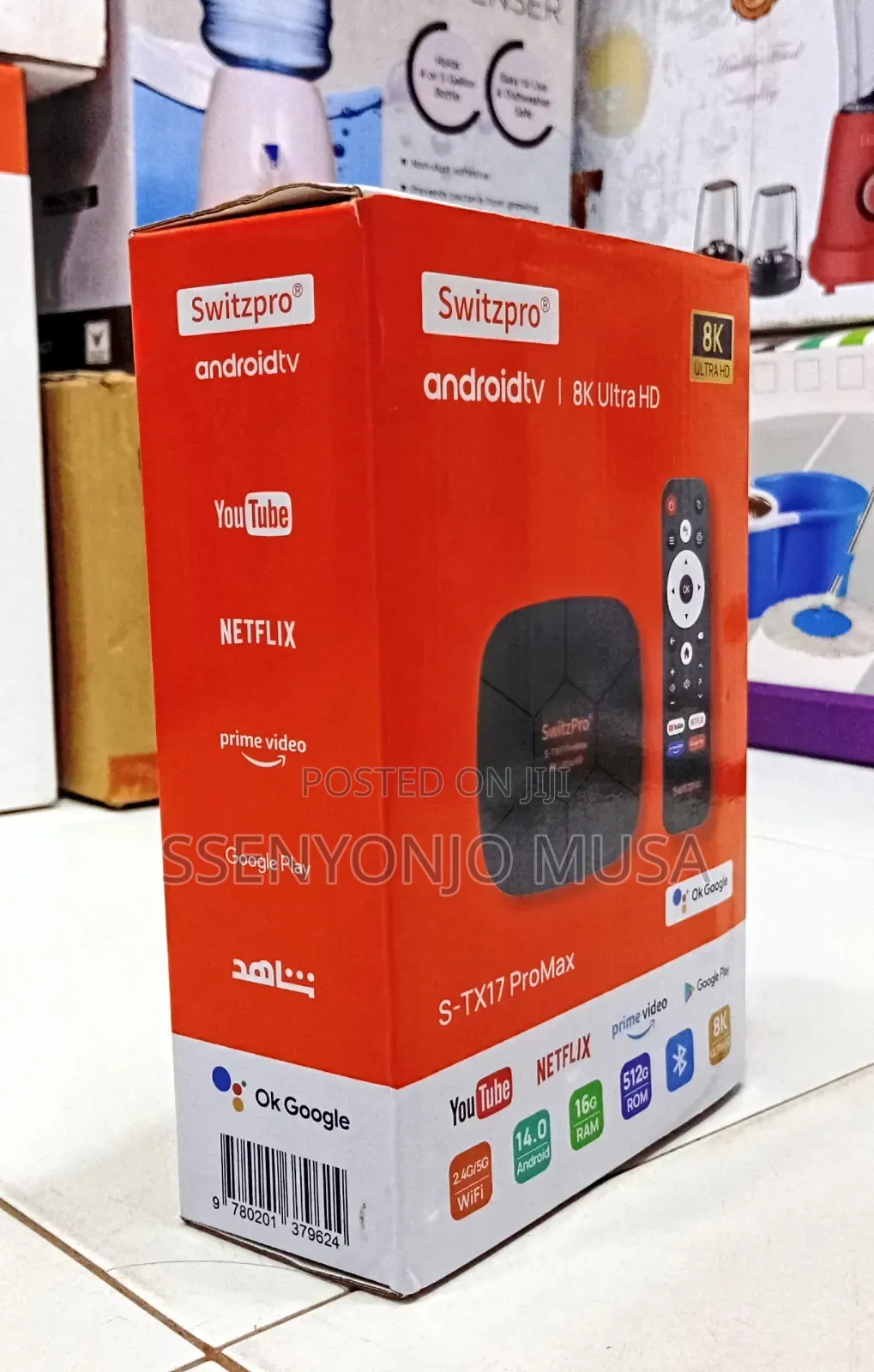 Switzpro S-Tx17 Promax Ultra Hd Android Tv With 16gb Ram, 512gb Ro for ...