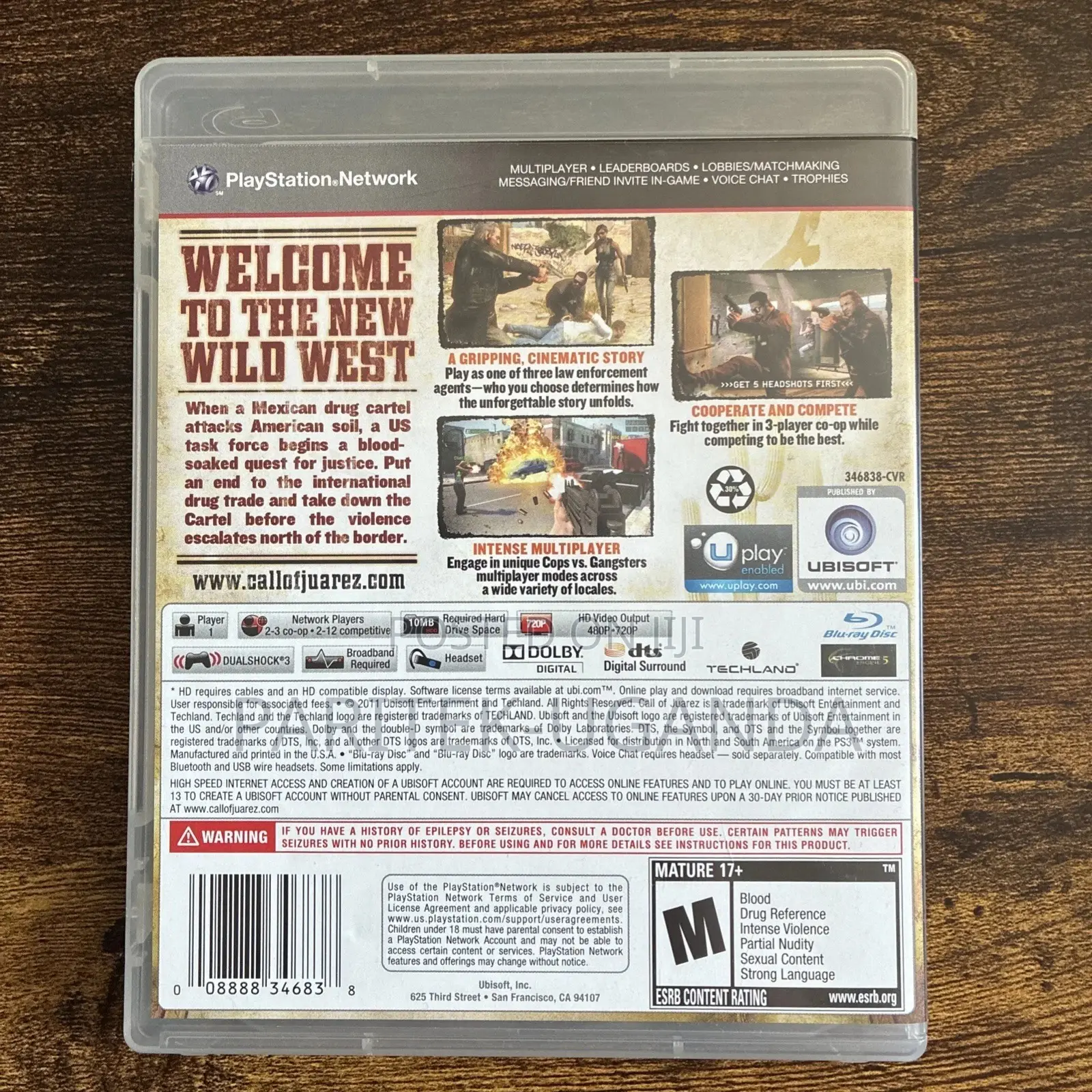 Call of Juarez the Cartel Ps3 for sale - PARITEK-UGANDA Price: USh ...