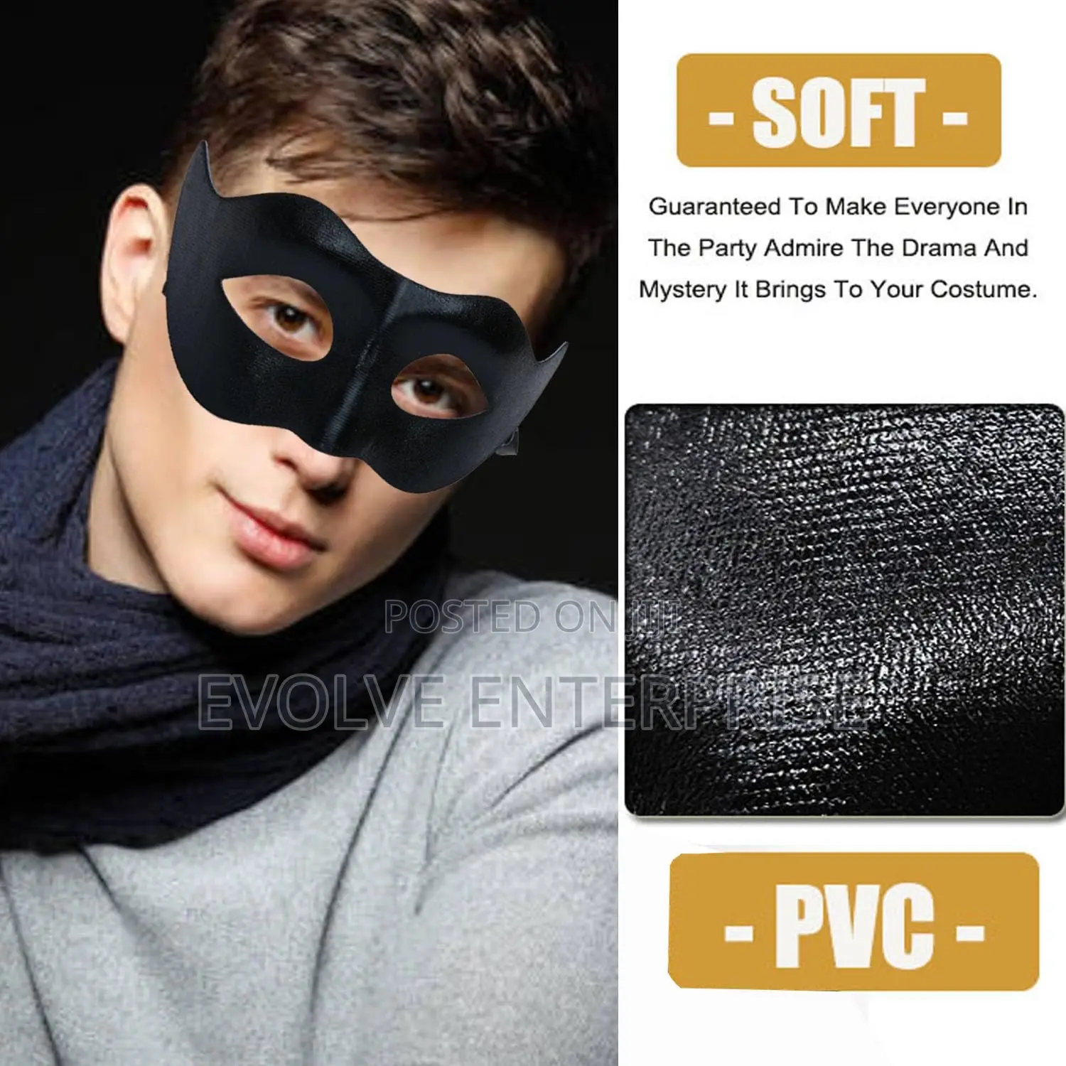 Masquerade Mask for Men Halloween in Central Division - Clothing ...