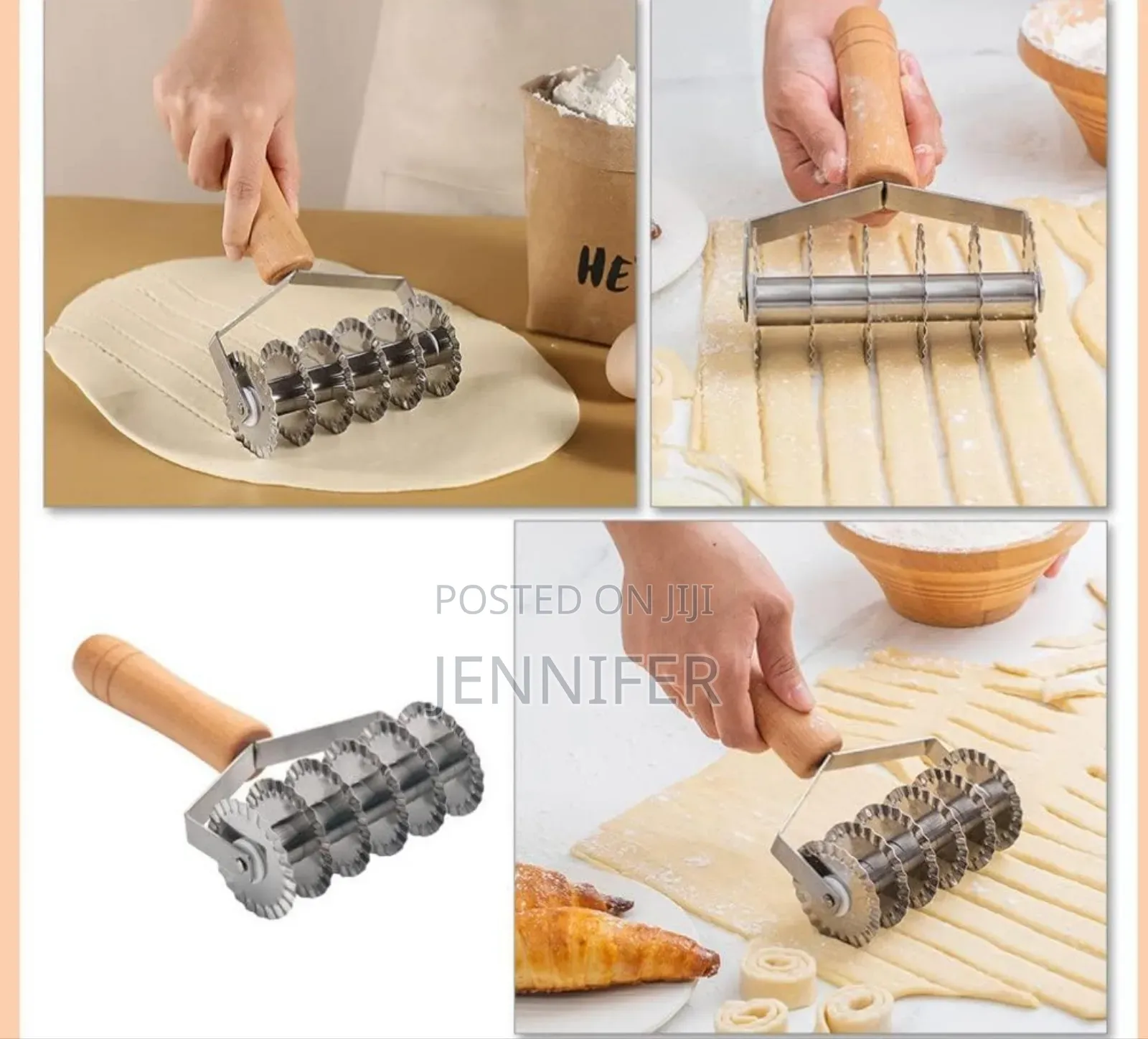 Stainless Steel Noodle Cutter Duddies and Pastry Roller Cutter in Rubaga - Kitchenware ...