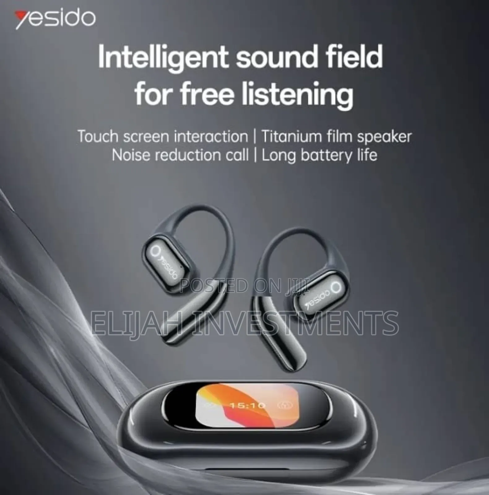 Yesido Ysp26 Enc Noise Reduction Ear-Hook Open Ows Bluetooth Earphone ...