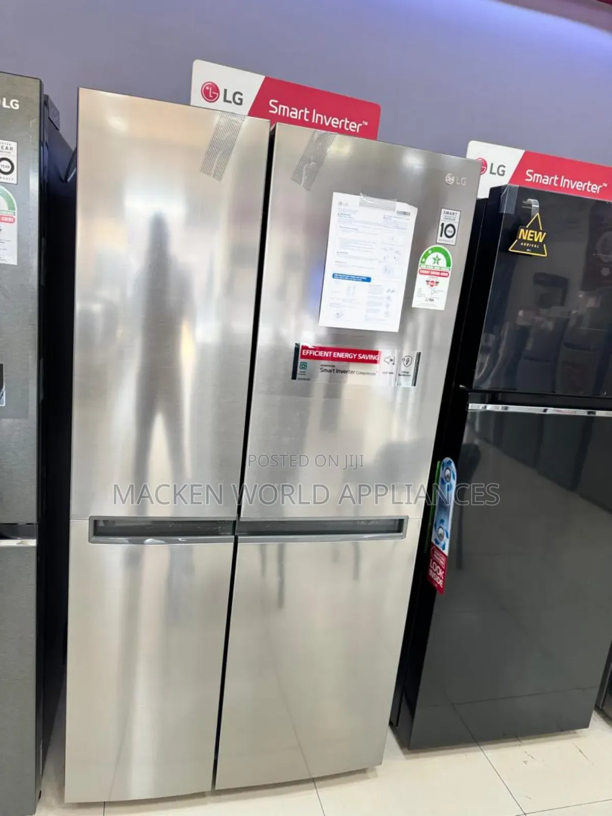 Lg 530 Litres Fridge Side-Byside Multi-Door Inverter Linear Compressor ...