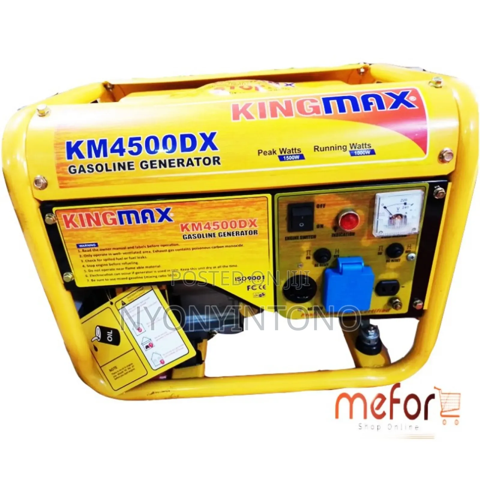 Kingmax 1.0kv 2800w Km4500dx Petrol Powered Generator for sale ...