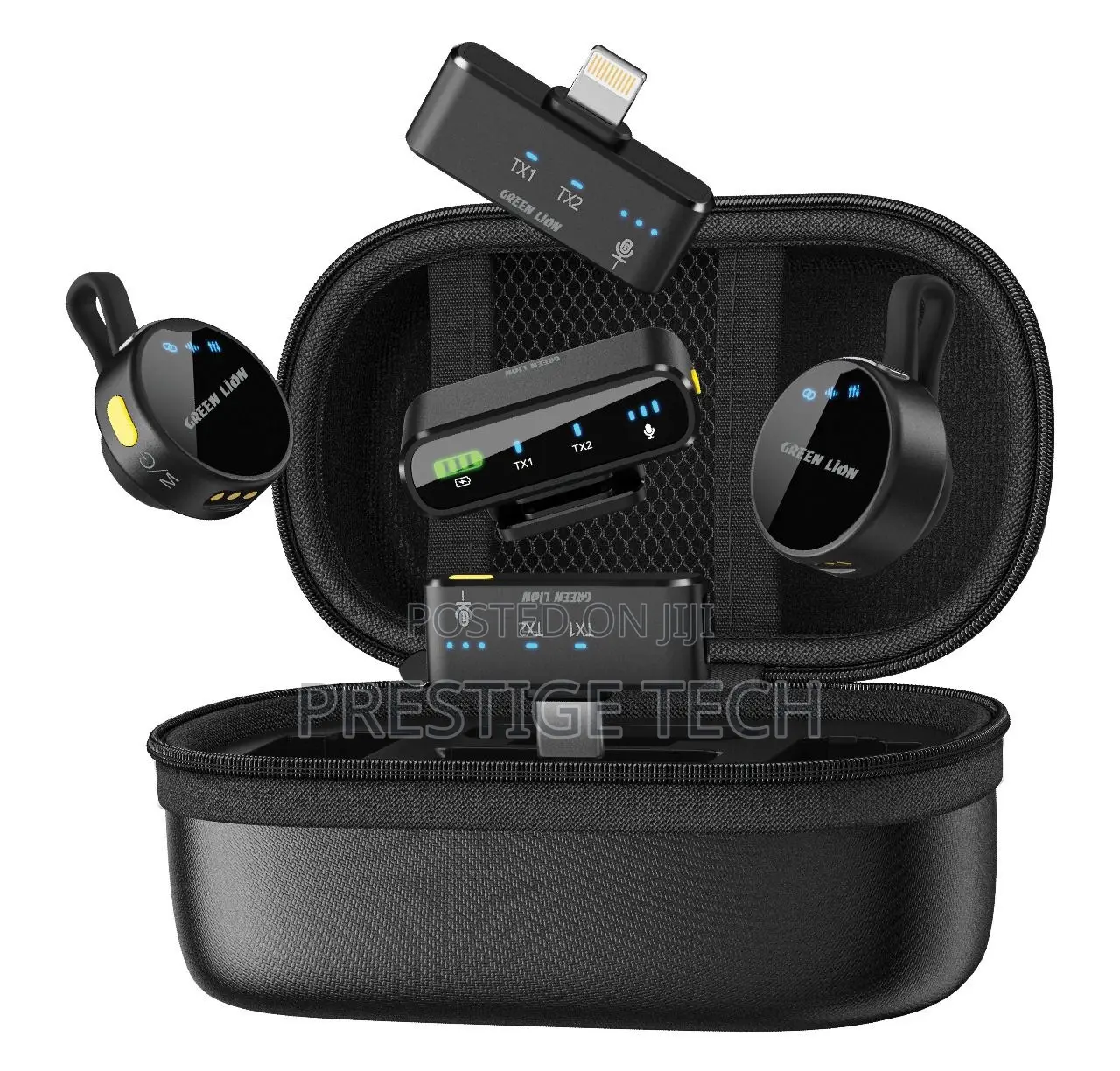 Green Lion Gm-85x 3in1 Wireless Microphone For Phone & Camera With Anc ...