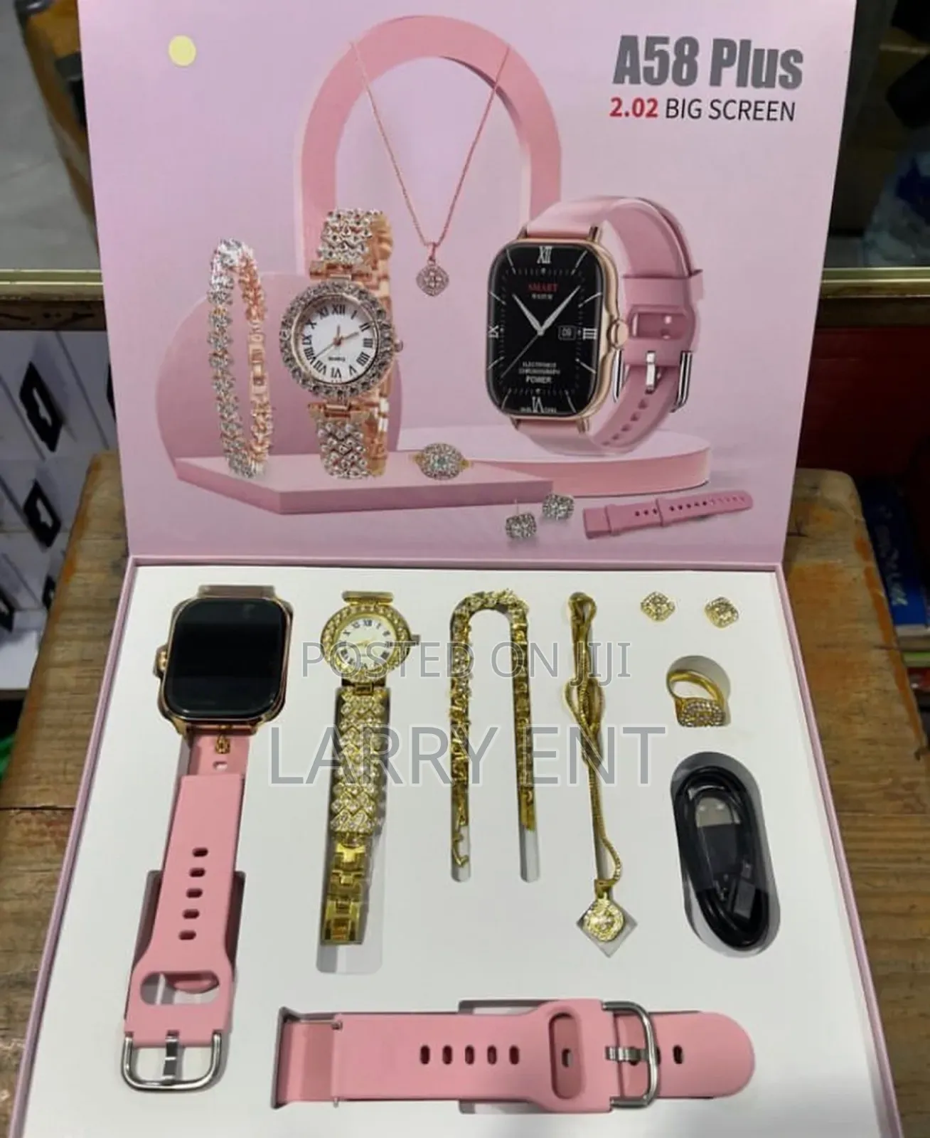 A58 Plus Smartwatch With Jewelry Gift Box – For Classy Women in Central Division - Smart Watches ...