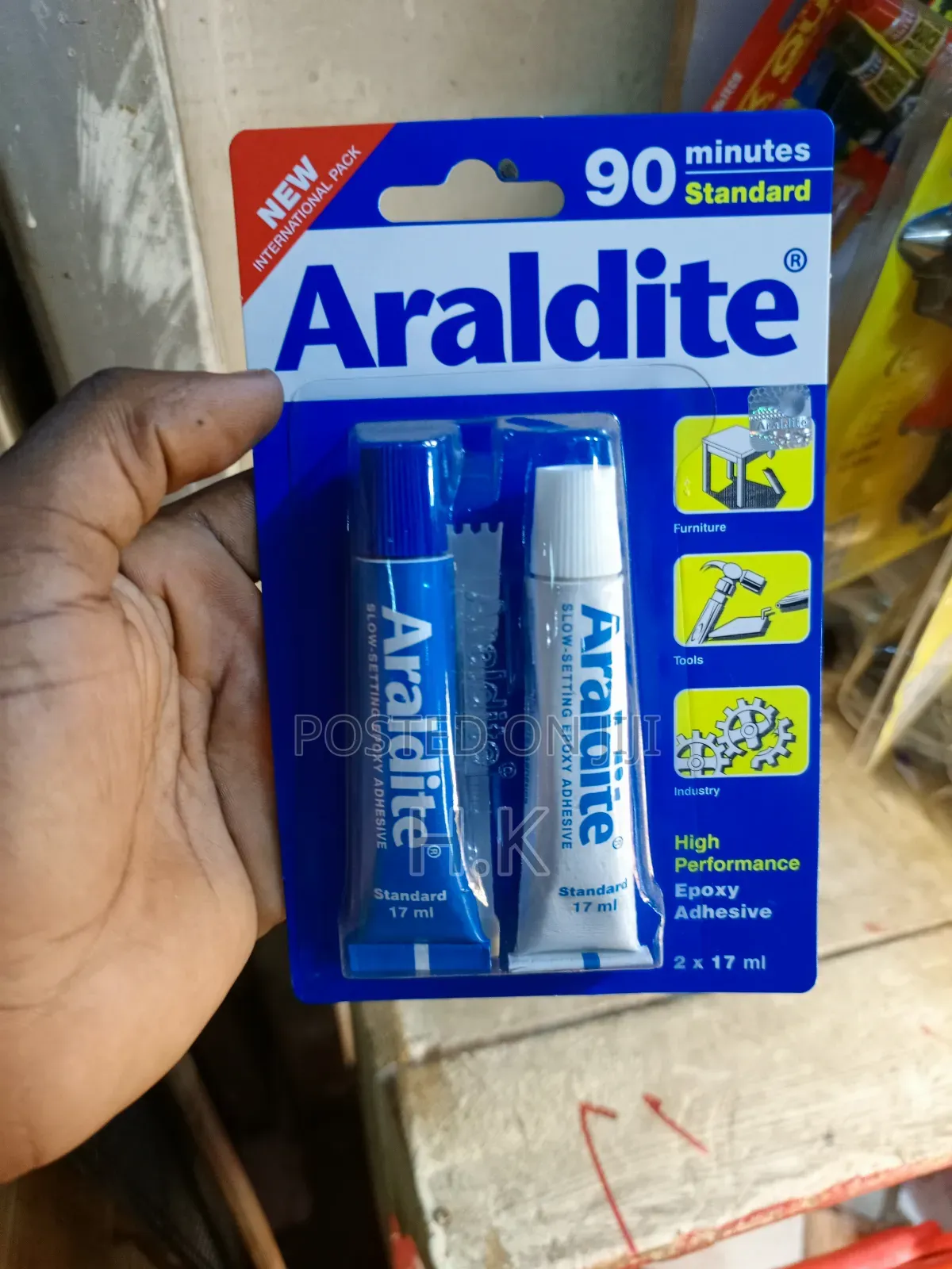 Araldite 90 Minutes Standard, a Two-Part, Slow-Setting Epoxy Adhesive ...