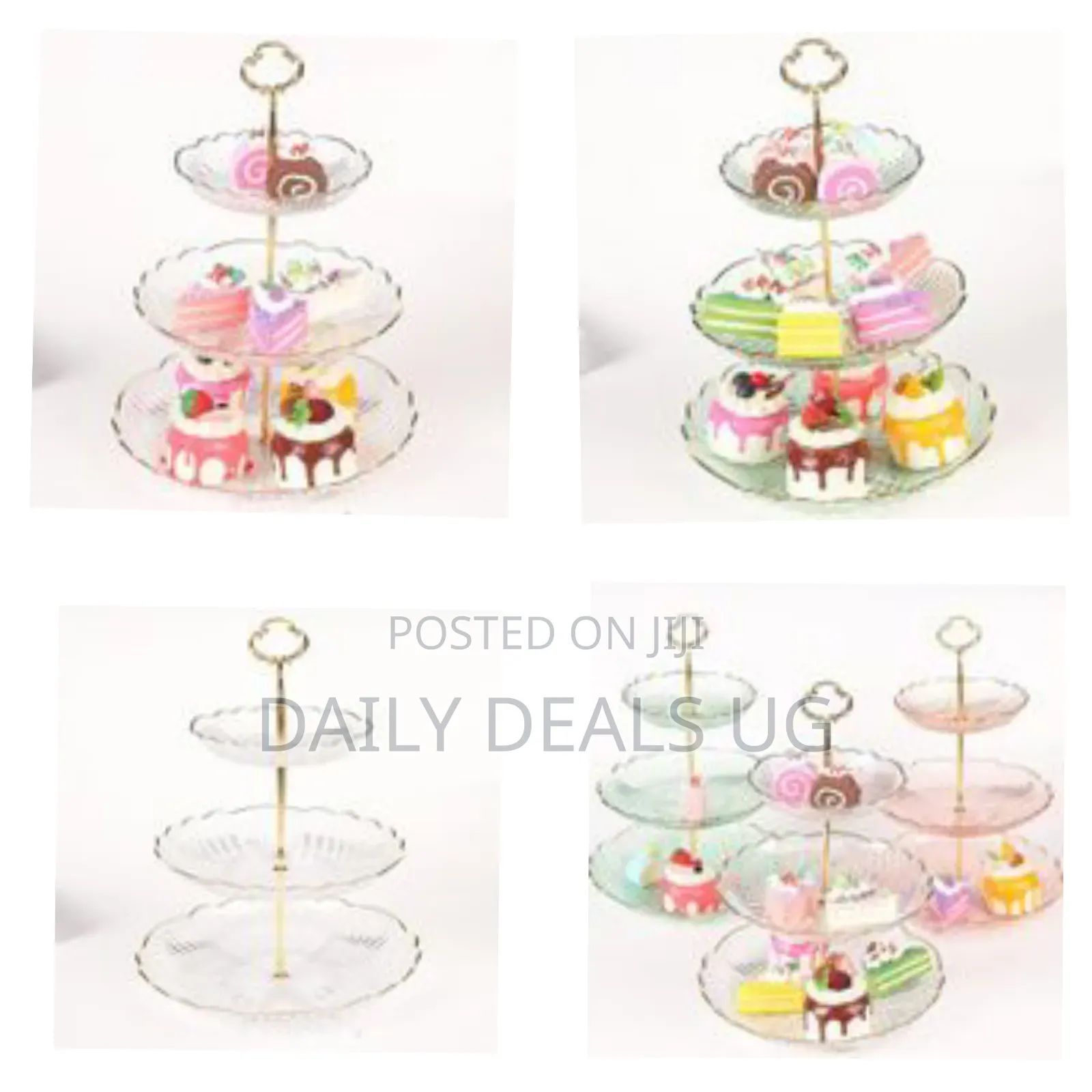 Transparent Luxury Serving Fruit Tray Display Rack Buffet Snack Nut in ...