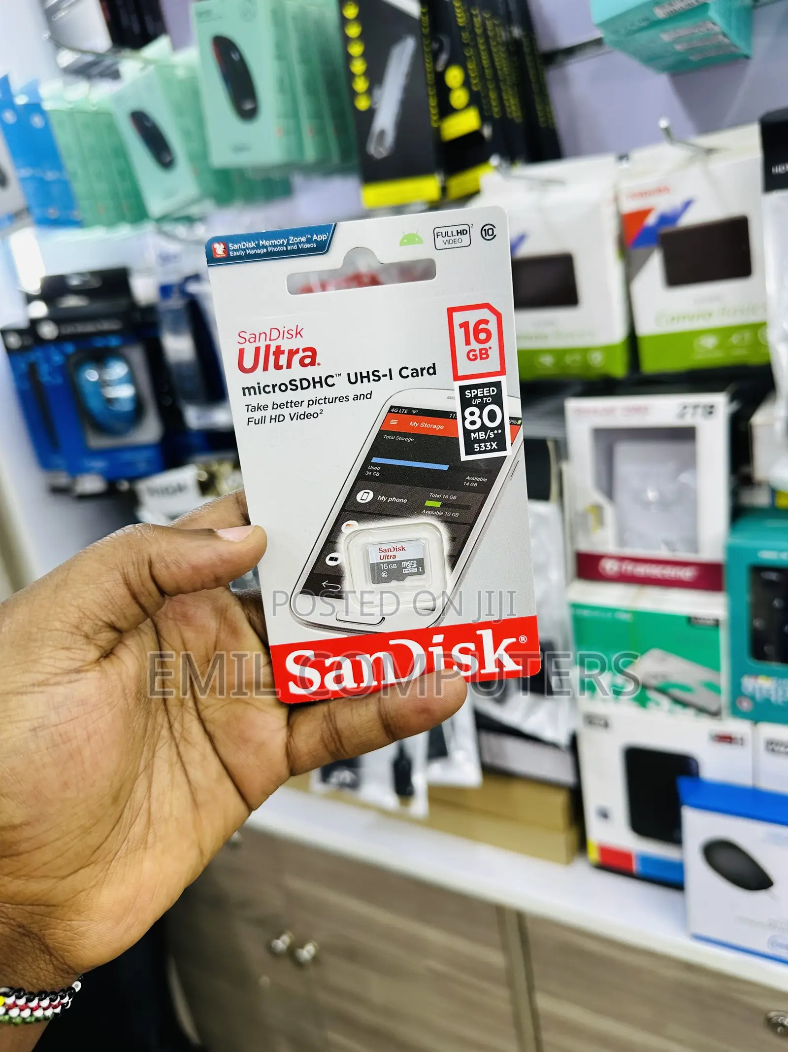 Sandisk Ultra Microsdhc Uhs-I Card/ Memory Card 16gb in Central ...