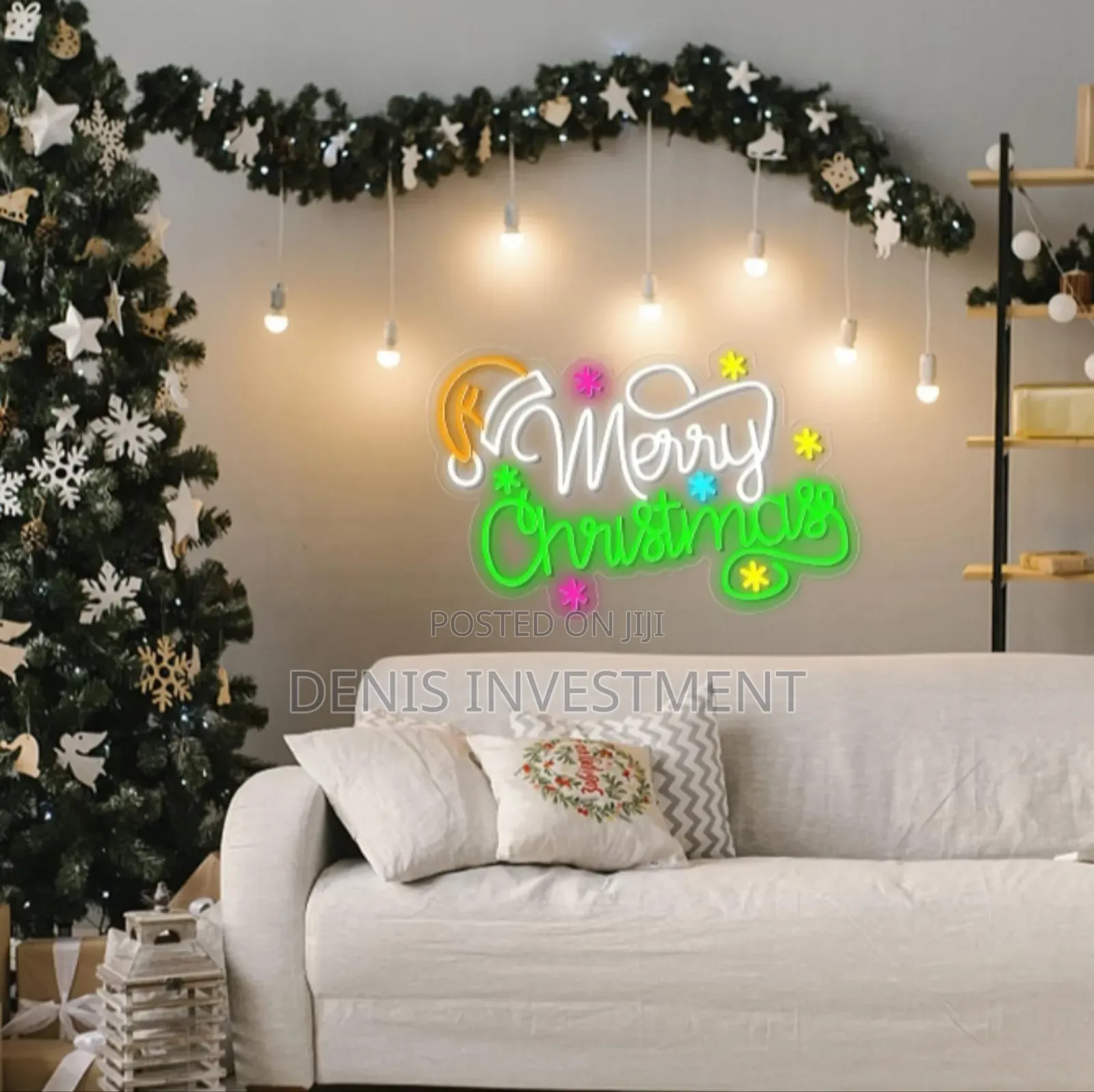 Merry Christmas Mountable Led Neon Sign in Rubaga - Printing Services, Denis Kirumira | Jiji.ug