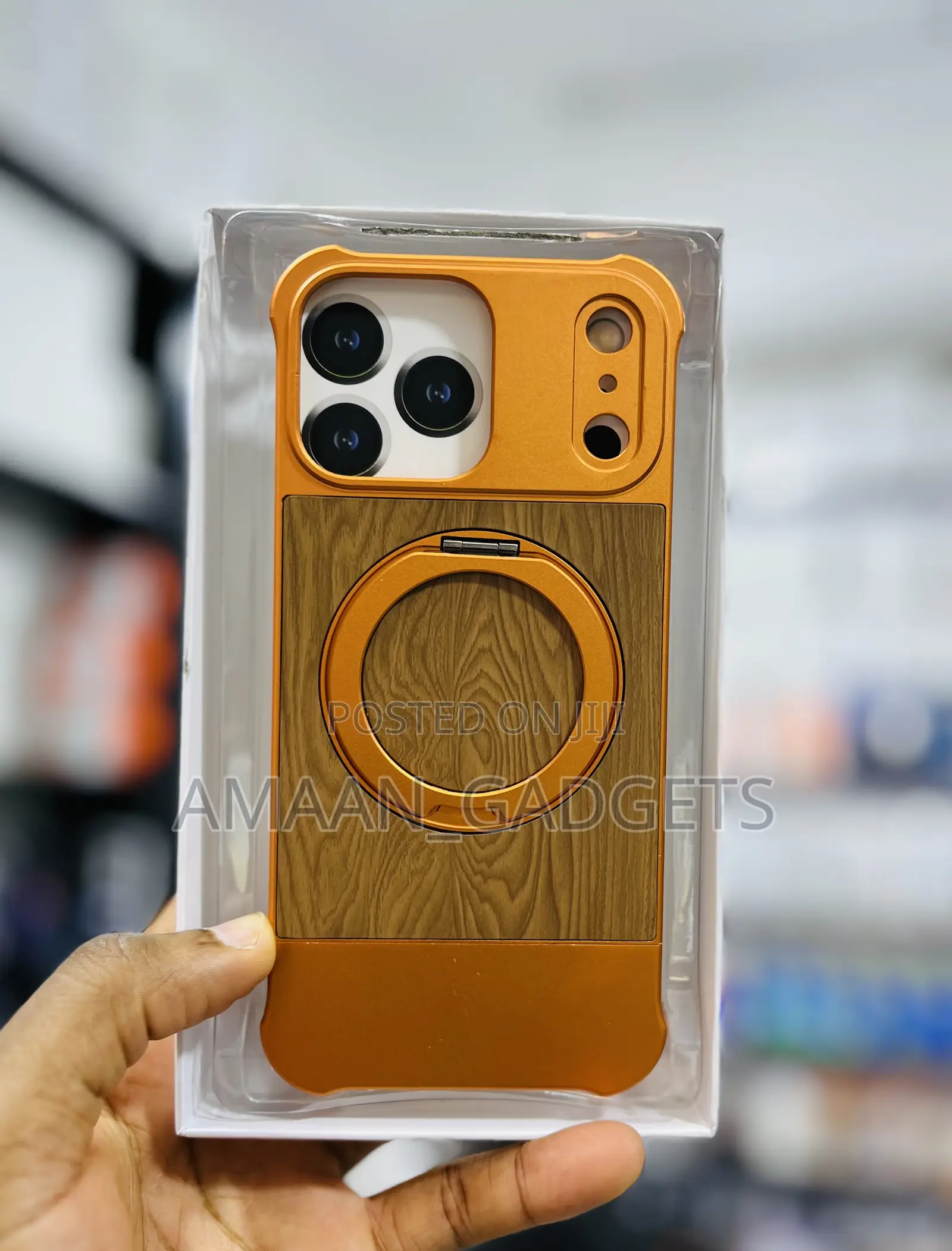 Luxury Aluminum Rimless Phone Case for iPhone 16,17 17 Pro- Titanium in ...