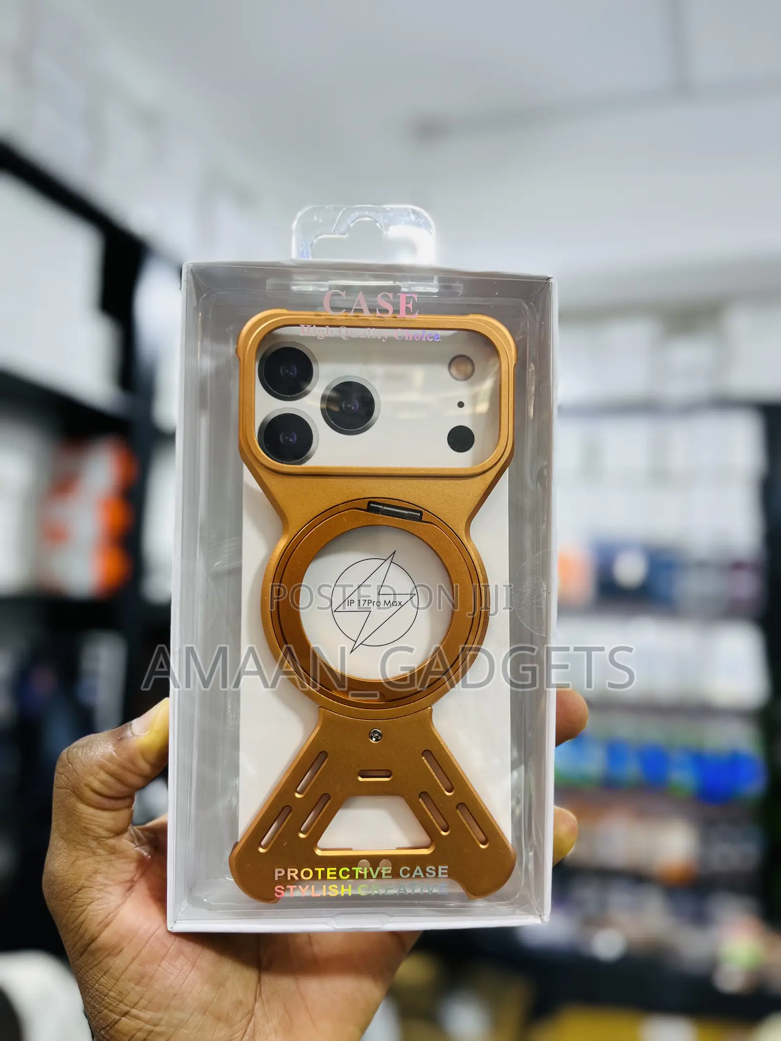 Luxury Aluminum Rimless Phone Case for iPhone 16,17 17 Pro- Titanium in ...