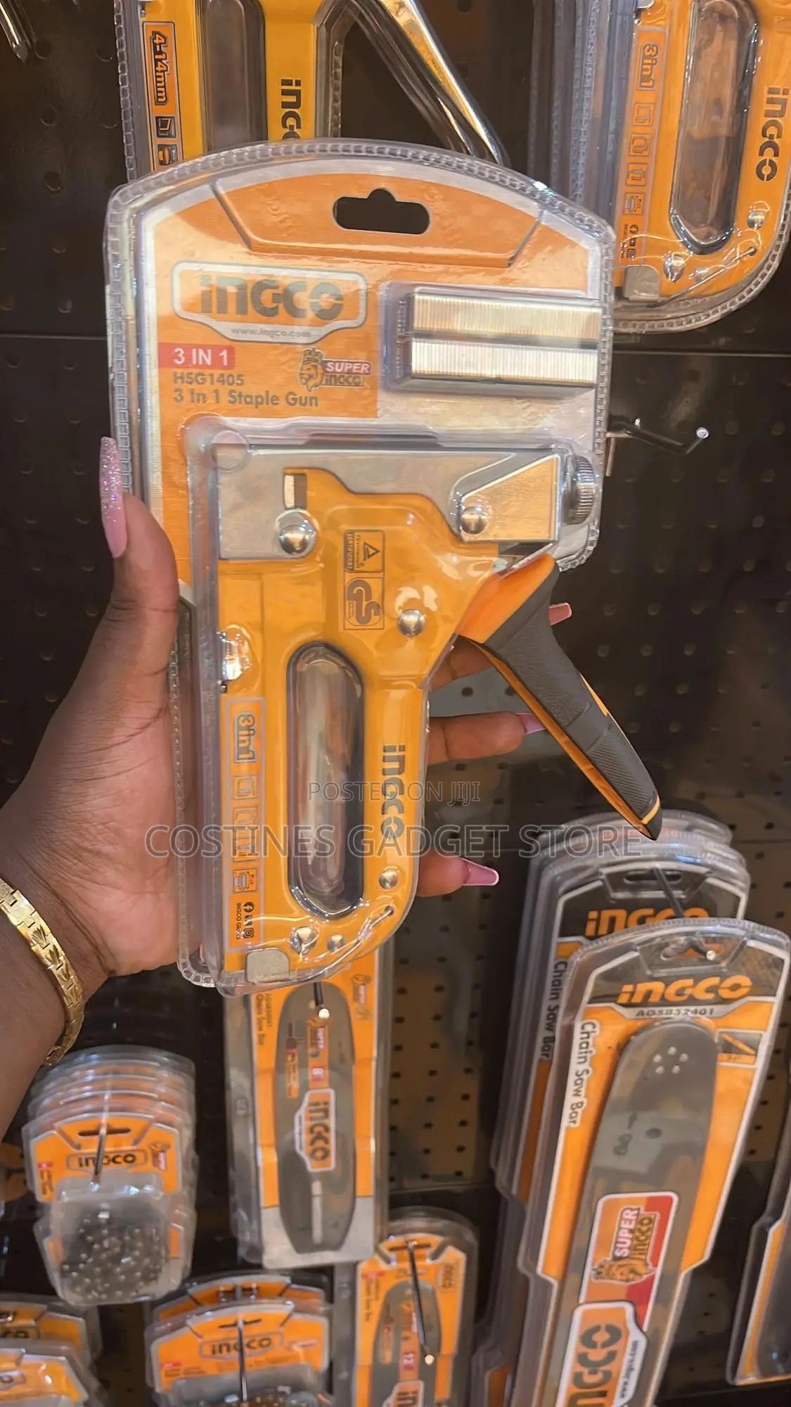 Ingco 3 in 1 Staple Gun + Free 5000 Pieces of Staple Wires in Central ...