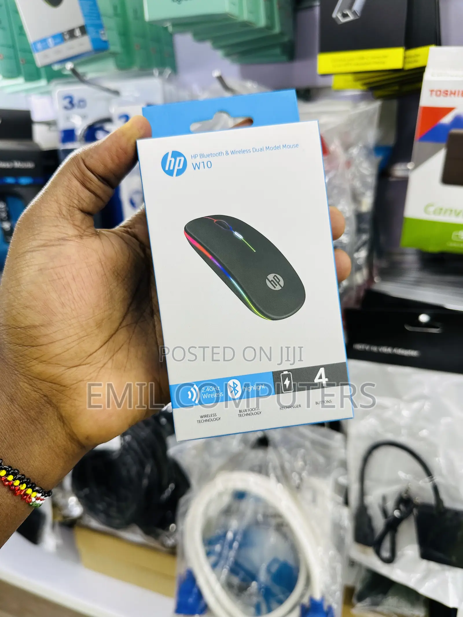 Hp W10 Bluetooth Wireless Dual Model Mouse. in Central Division ...