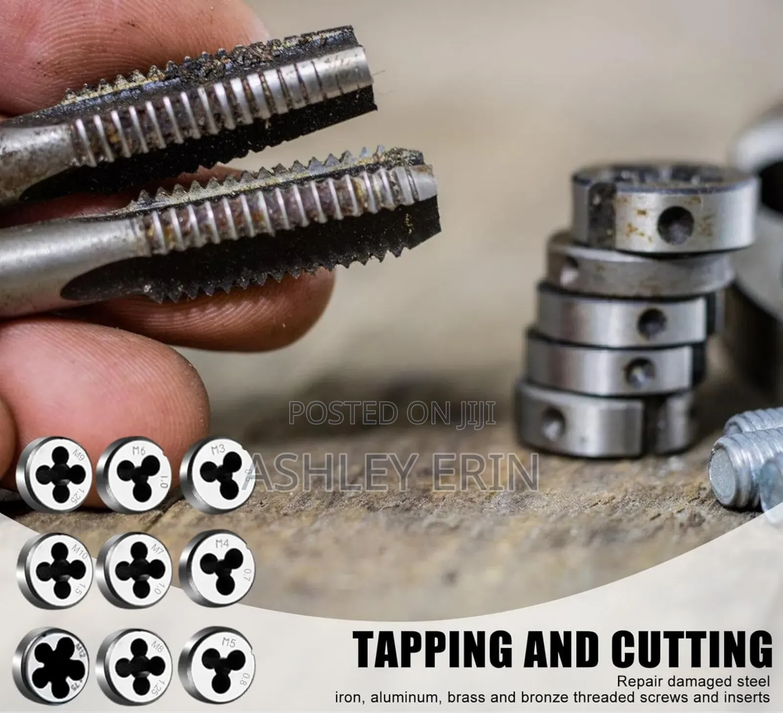 20 Piece Tap Set M3 - M12 Thread Cutting Set in Central Division - Hand ...