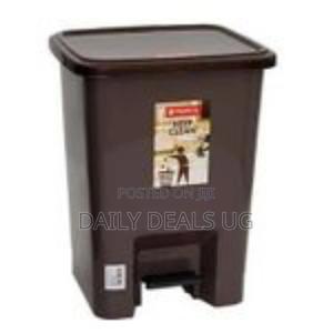 10 Litres Multifunctional Outdoor Square Step on Dustbin Plastic Trash ...