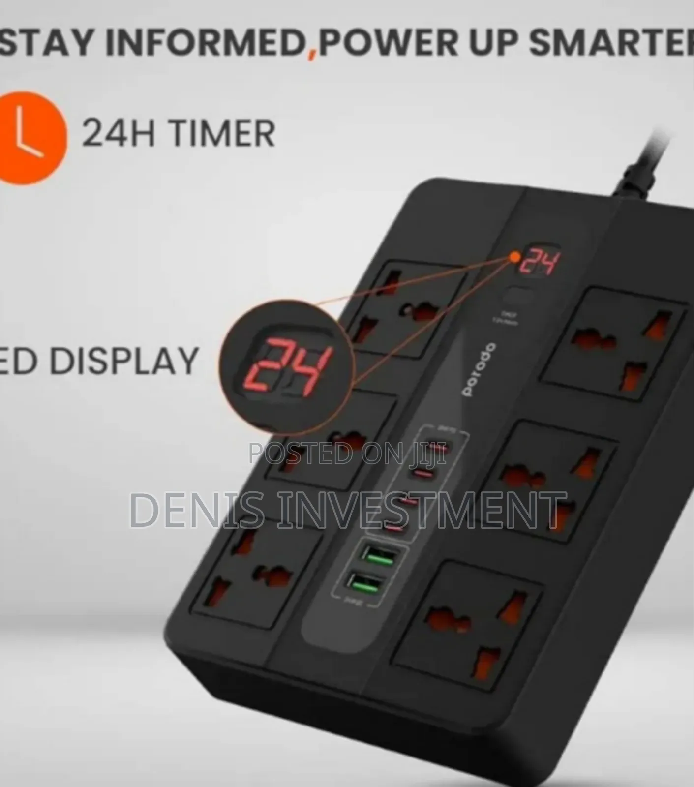 Porodo Multi-Port Super Hub Extension in Rubaga - Electrical Equipment ...