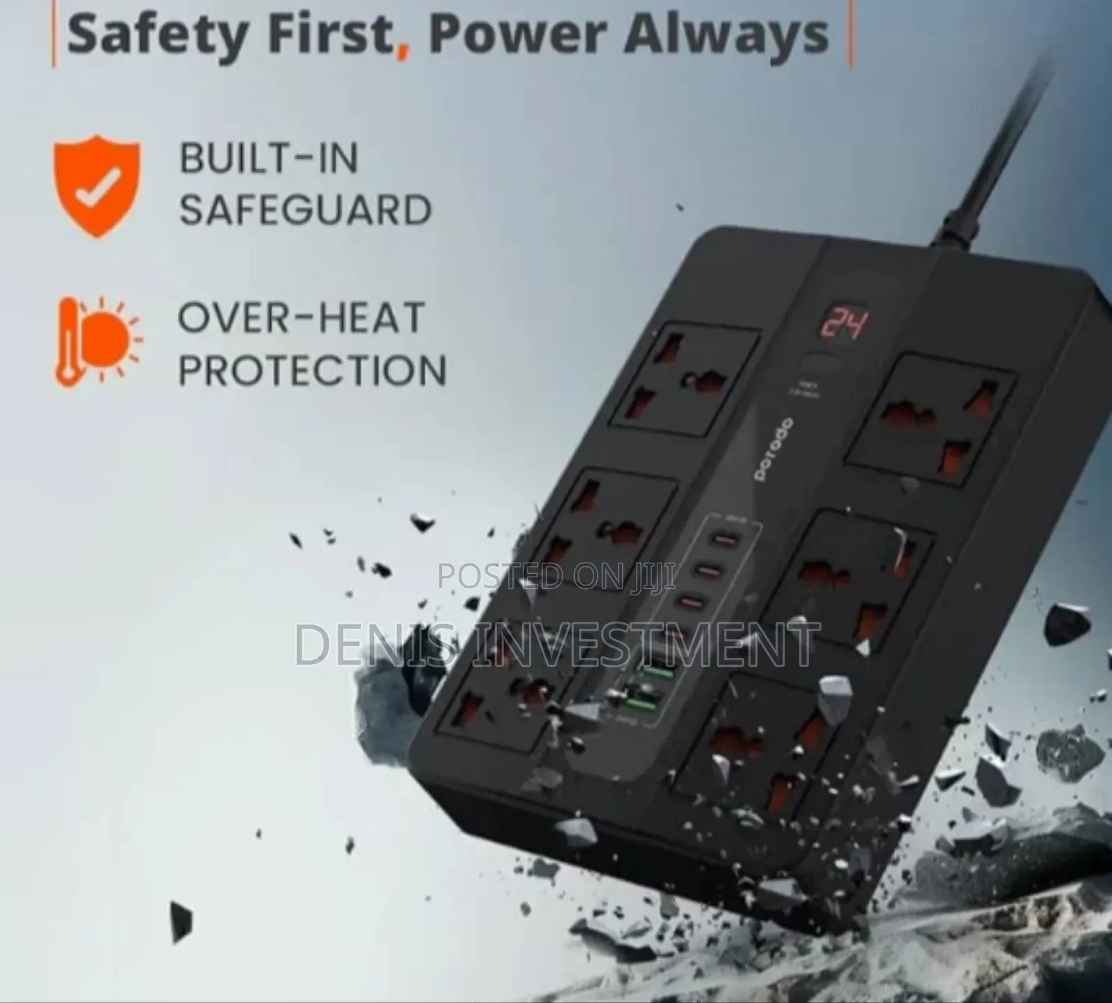 Porodo Multi-Port Super Hub Extension in Rubaga - Electrical Equipment ...