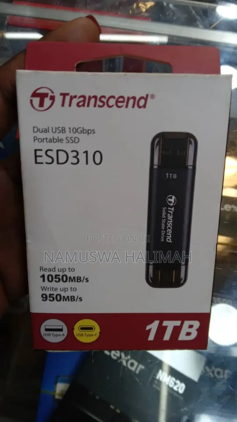 Transcend Esd310 Dual Usb 10gbps Portable Ssd. in Central Division ...