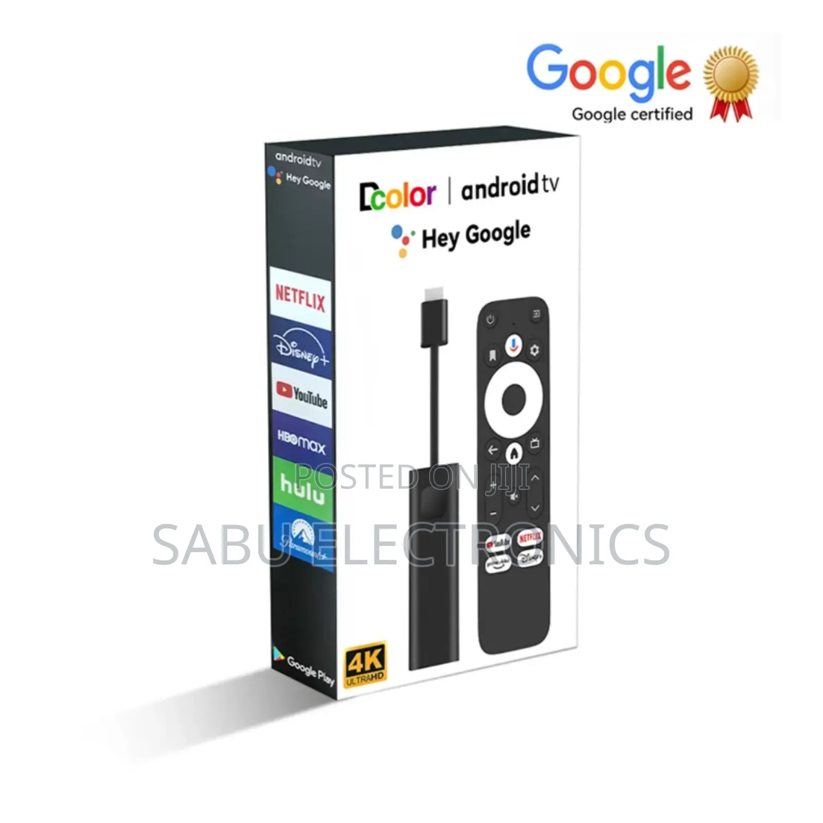Smart Android Tv Stick Ultrahd- Voice Control With Google Assistant in ...