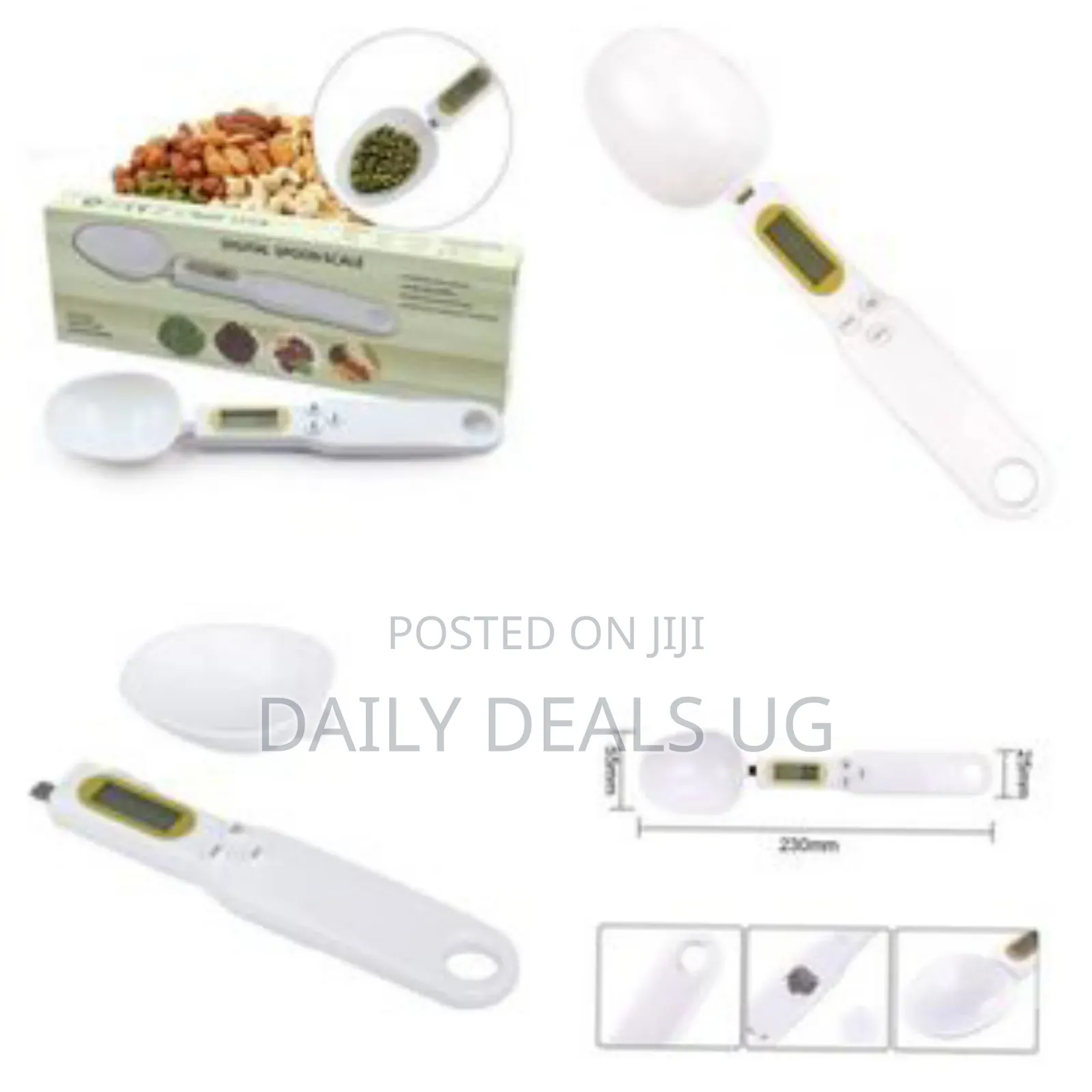 Electronic Measuring Spoon Adjustable Digital Weighing Scale 1-500g in ...